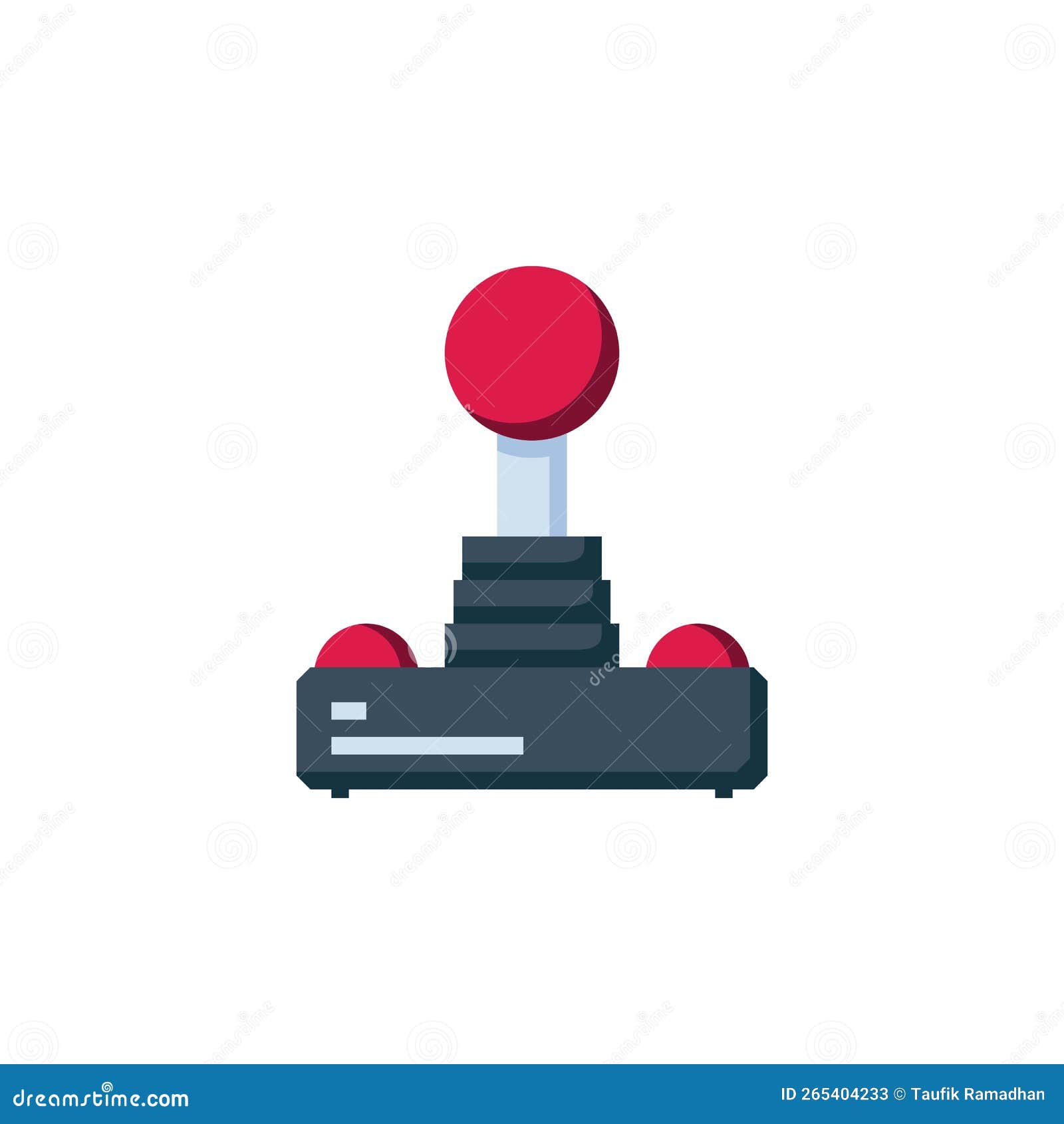 Joystick Vector Icon. Computer Component Icon Flat Style. Perfect Use ...