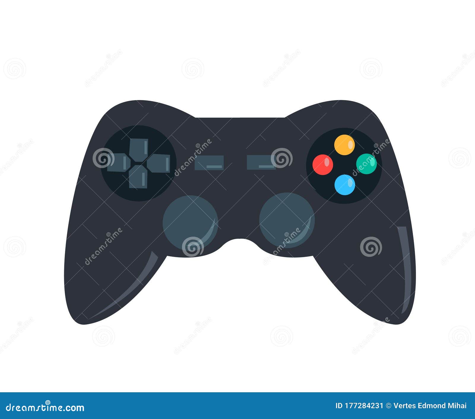 Joystick Vector Illustration Design Stock Vector - Illustration of ...