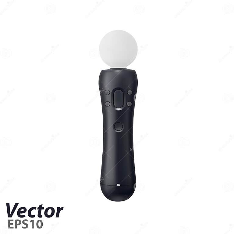 Joystick for Video Games in Vector.the Motion Controller of the Virtual ...