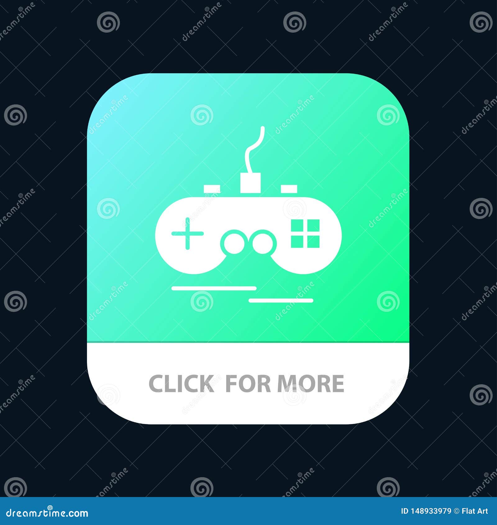 Joystick, Wireless, Xbox, Gamepad Mobile App Icon Design Stock Vector ...
