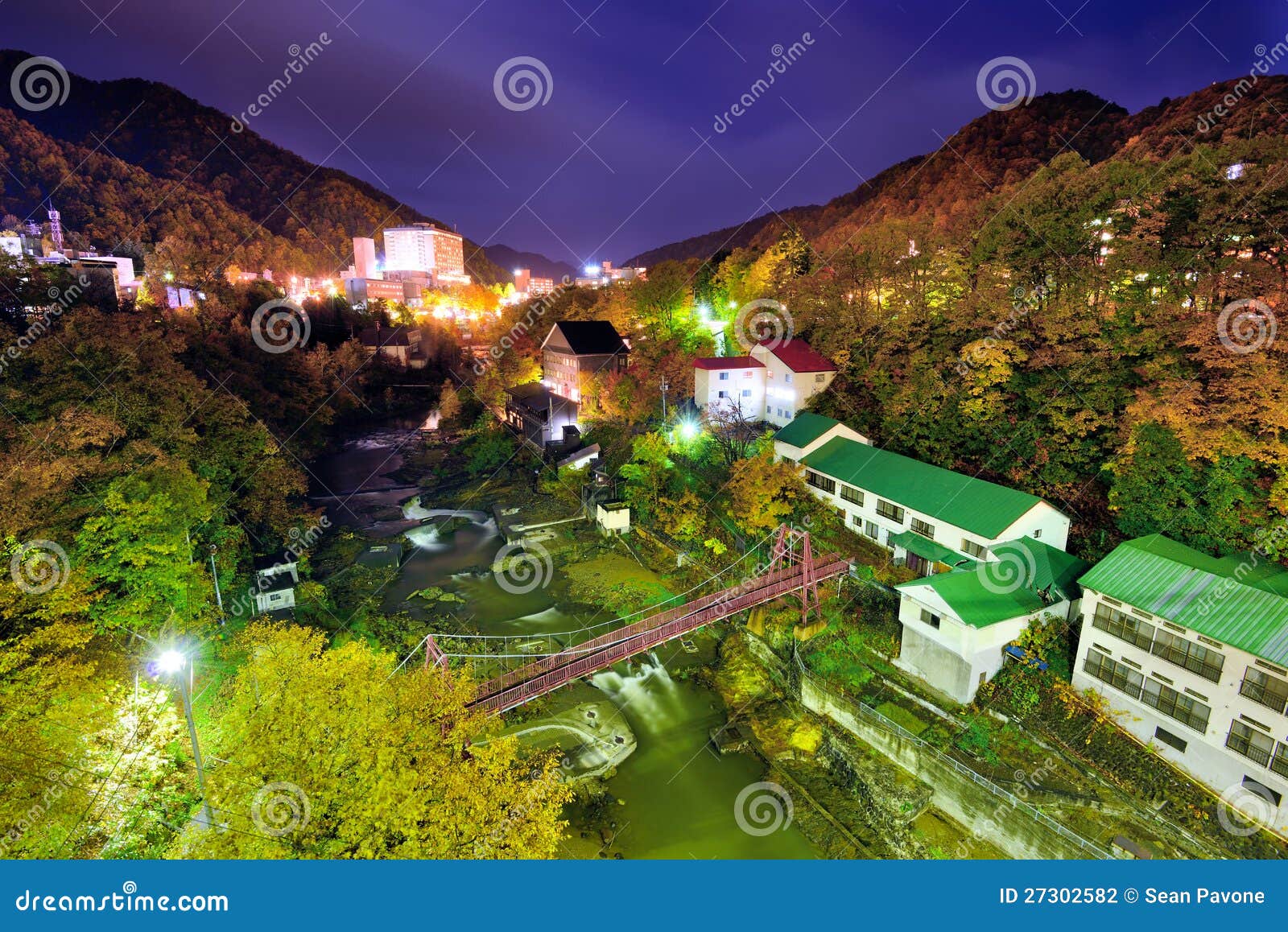 Jozankei stock photo. Image of town, resorts, asia, mountains - 27302582