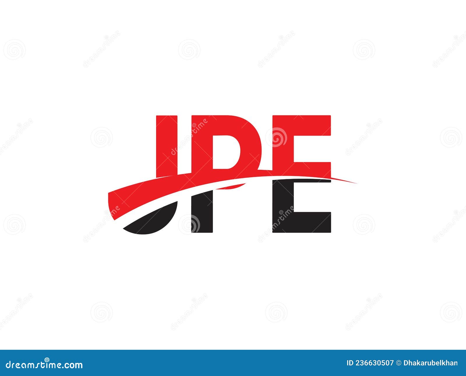 JPE Letter Initial Logo Design Vector Illustration Stock Vector ...