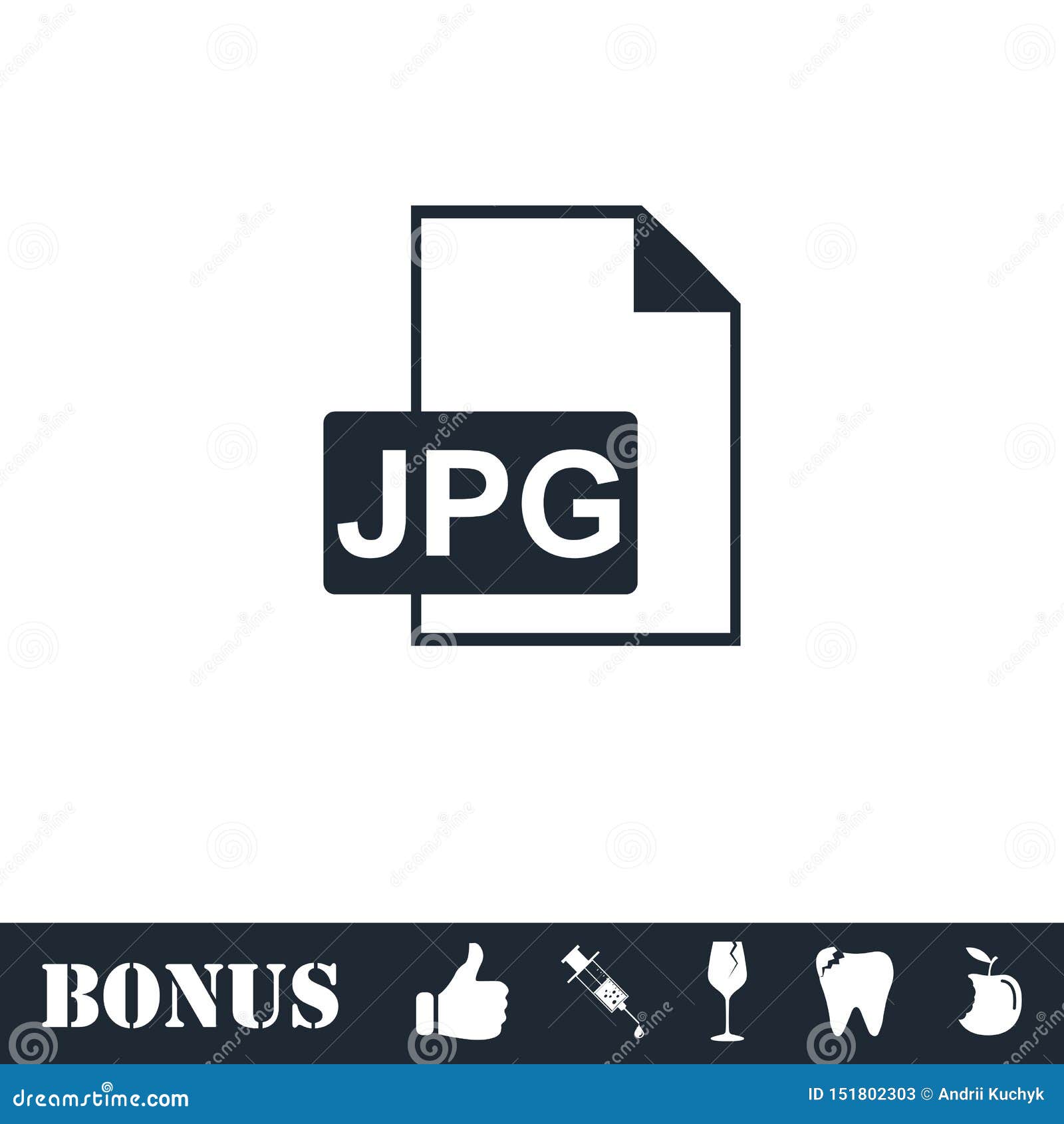 JPEG icon flat stock vector. Illustration of insert - 151802303