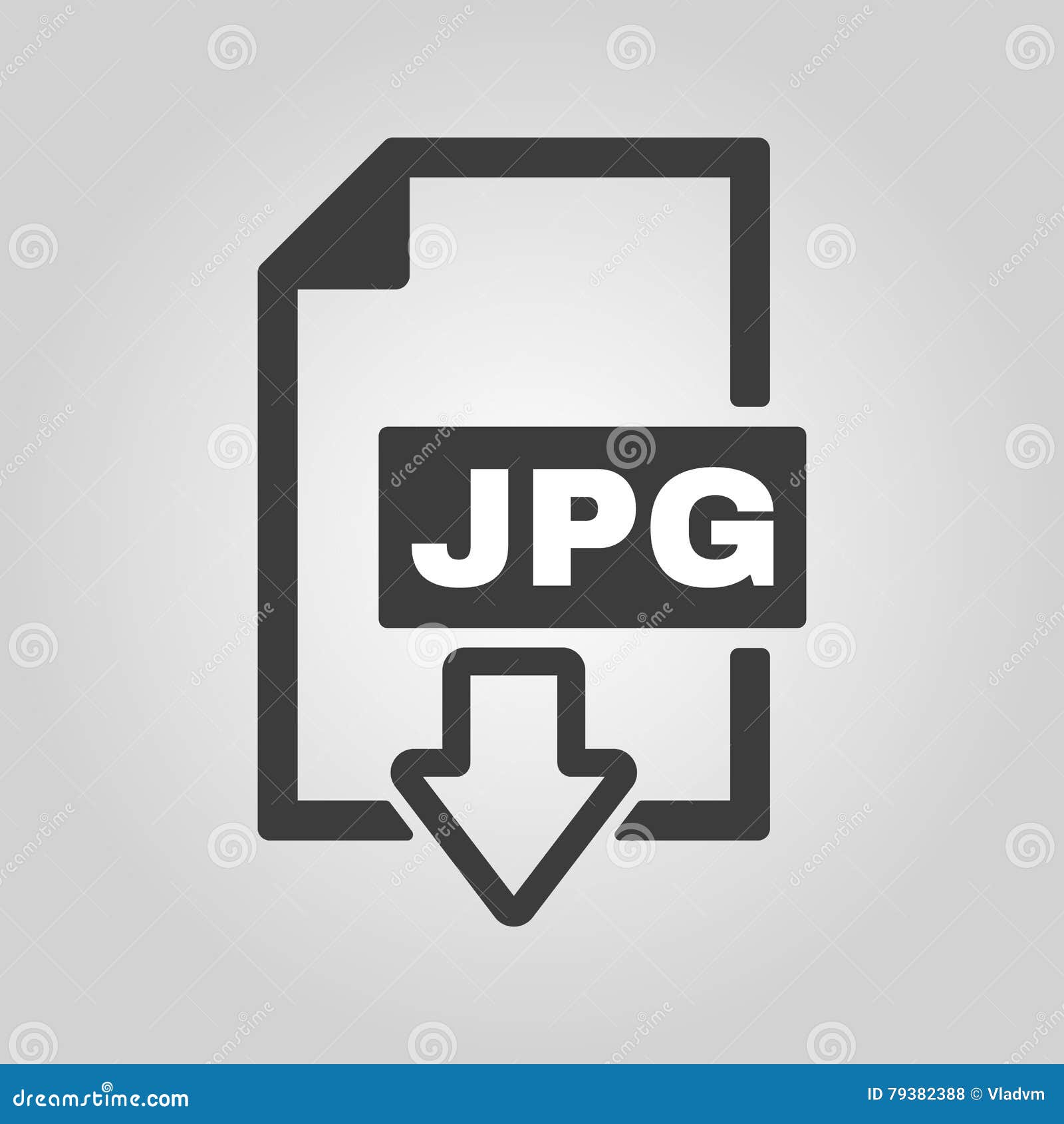 The JPG Icon. File Format Symbol Stock Vector - Illustration of modern ...