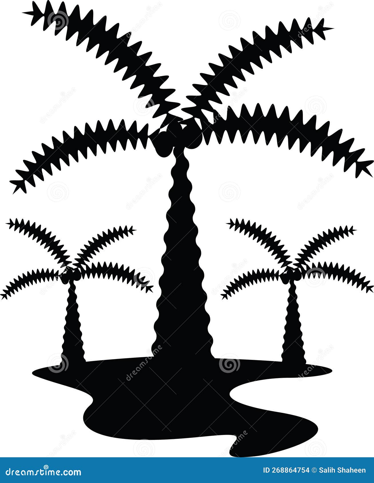 Jpg Image with Svg Cut File the Picture of the Tree Stock Illustration ...