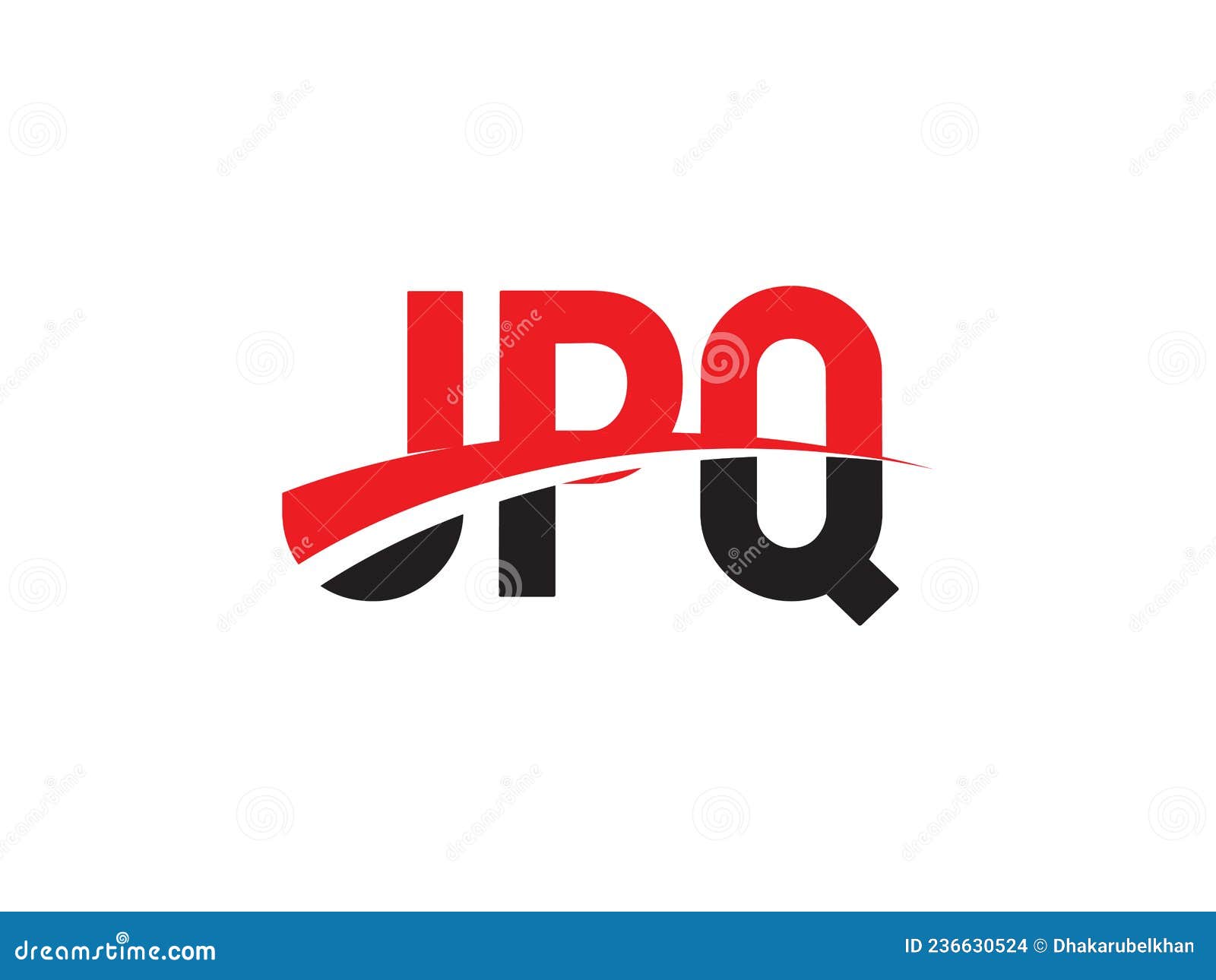JPQ Letter Initial Logo Design Vector Illustration Stock Vector ...