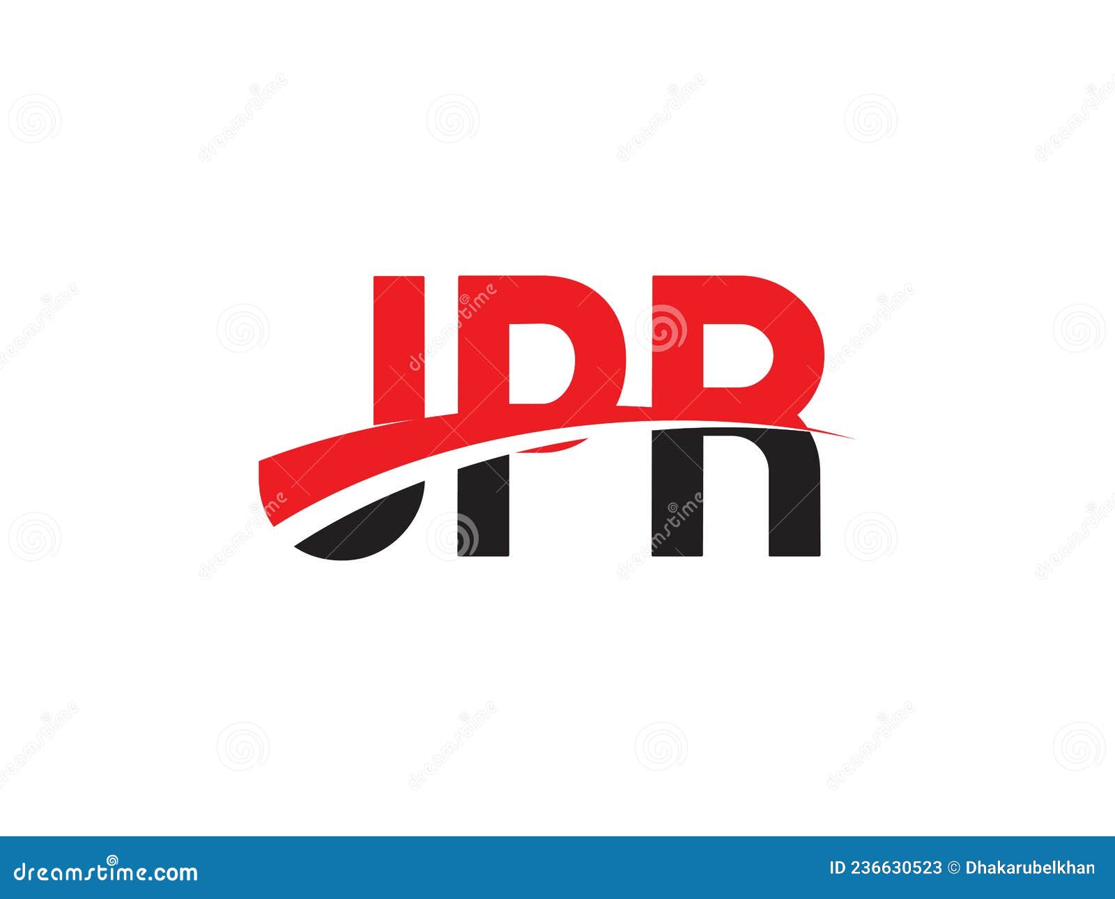 JPR Letter Initial Logo Design Vector Illustration Stock Vector ...