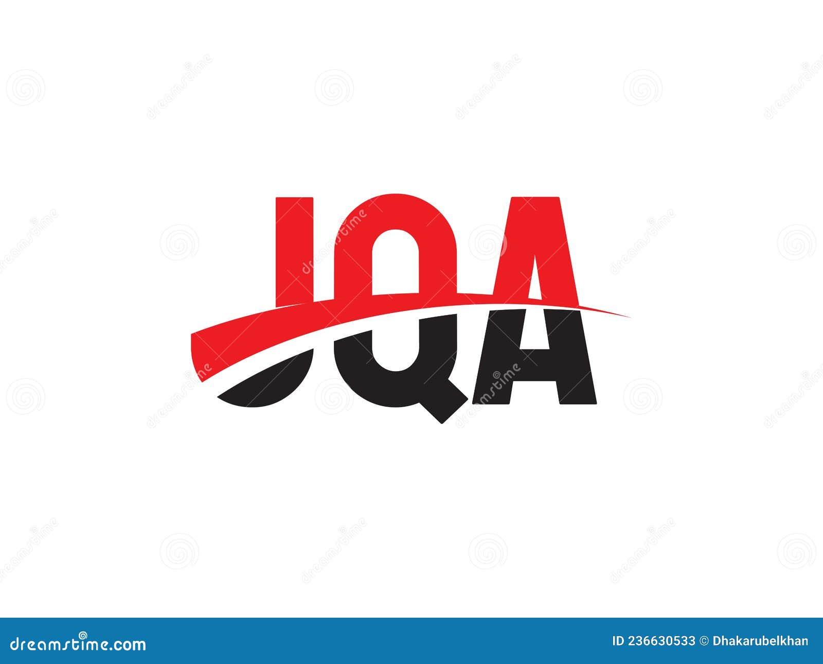 JQA Letter Initial Logo Design Vector Illustration Stock Vector ...