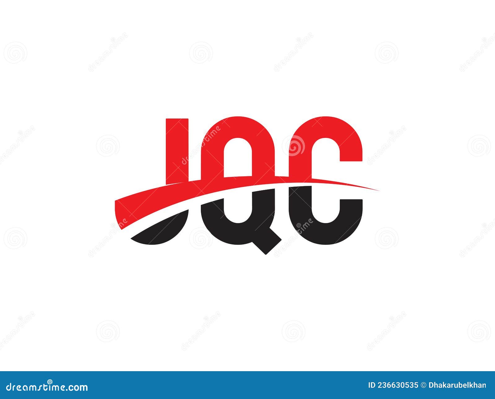 JQC Letter Initial Logo Design Vector Illustration Stock Vector ...