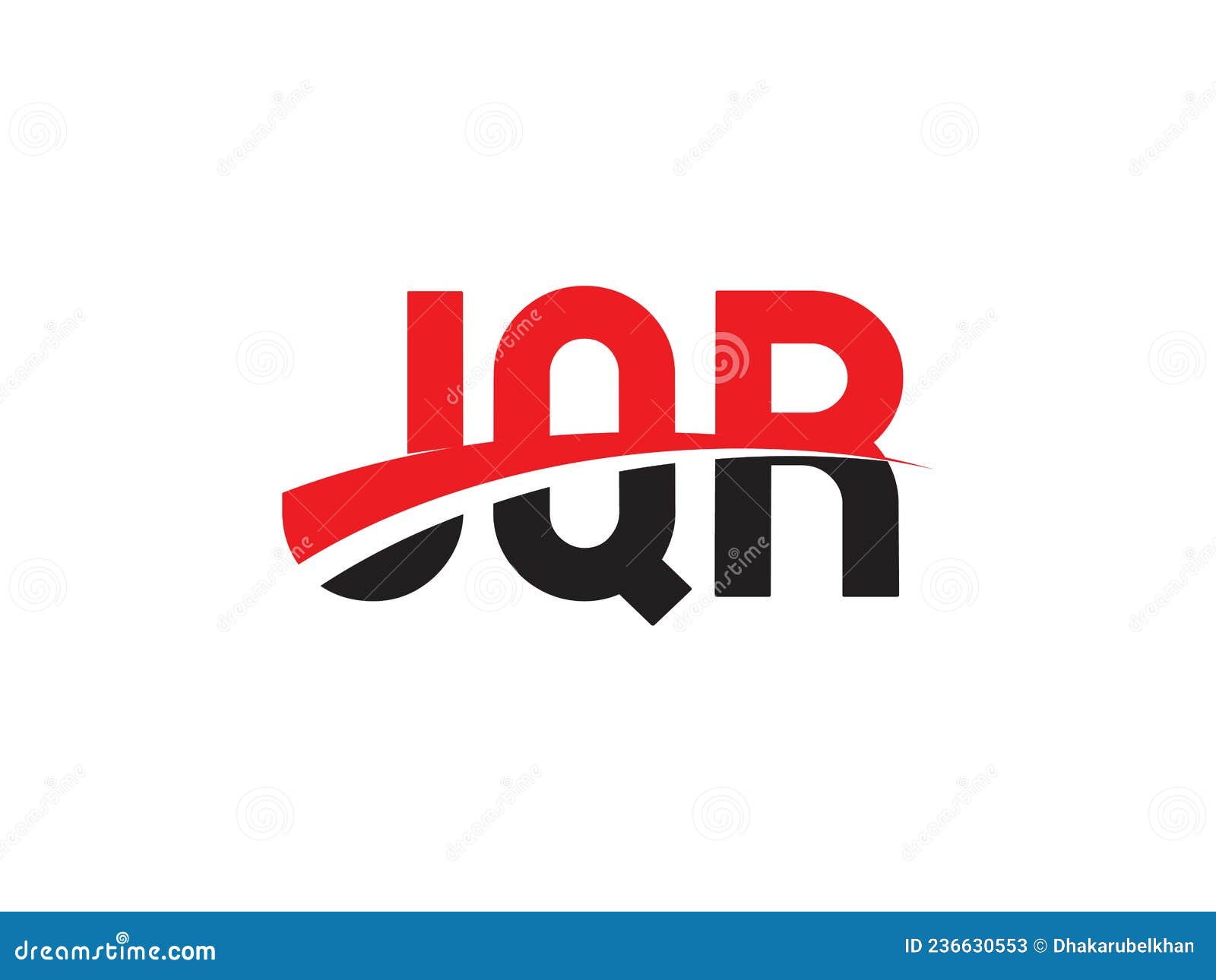 JQR Letter Initial Logo Design Vector Illustration Stock Vector ...