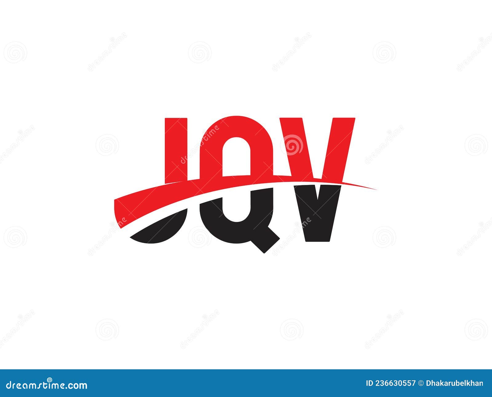 JQV Letter Initial Logo Design Vector Illustration Stock Vector ...