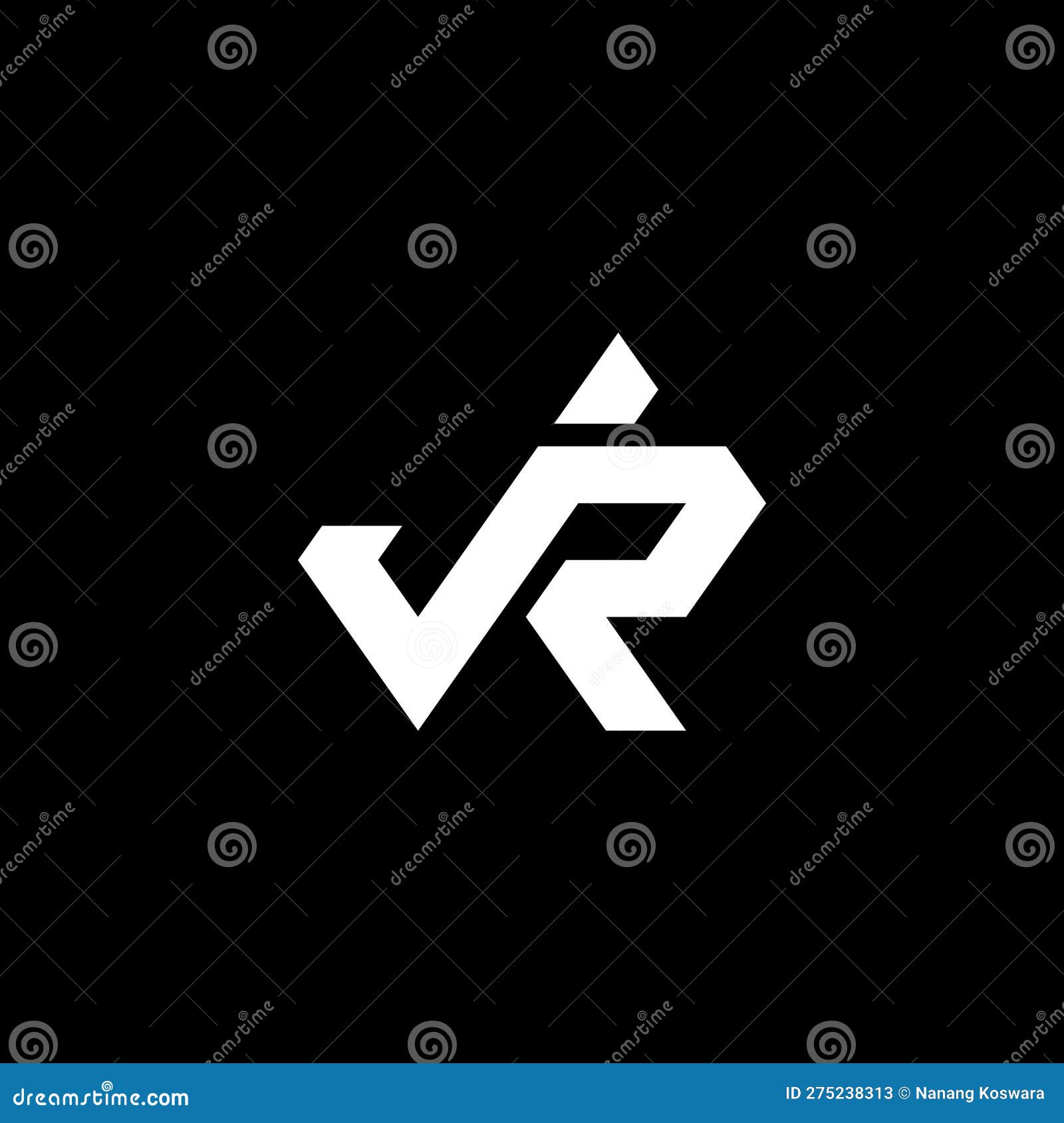 JR Logo, JR Monogram, Initials JR Logo, Letter JR Logo Stock Vector ...