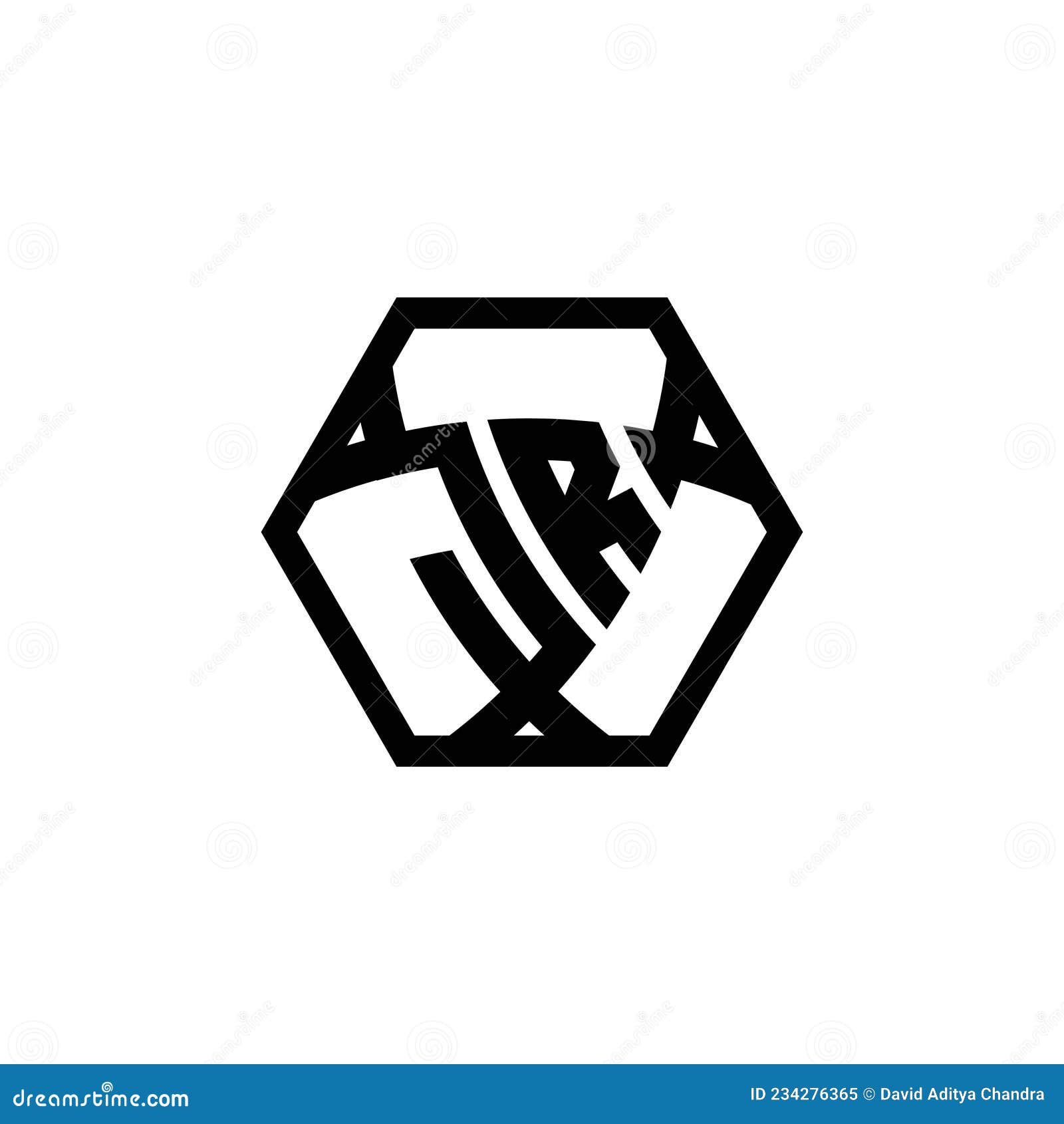 JR Logo Monogram Triangle Shield Hexagonal Style Stock Vector ...