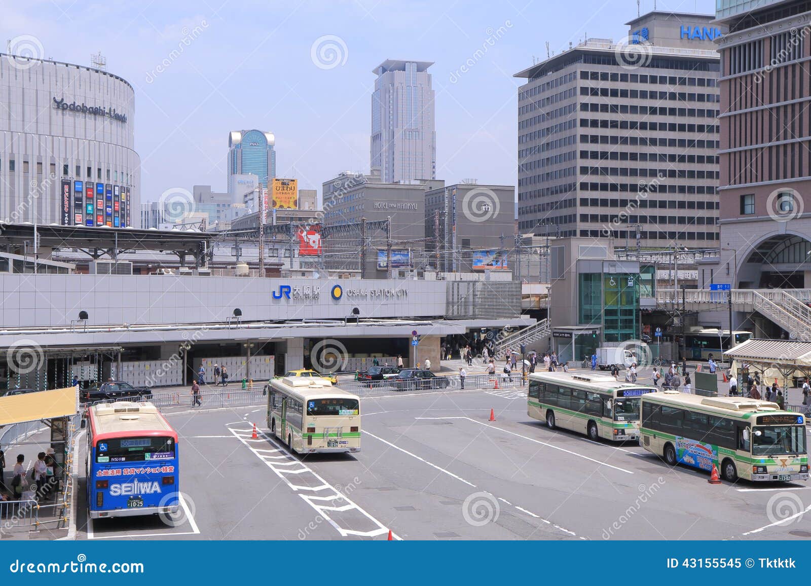 JR Osaka Station Bus Terminal Japan Editorial Image - Image of station ...