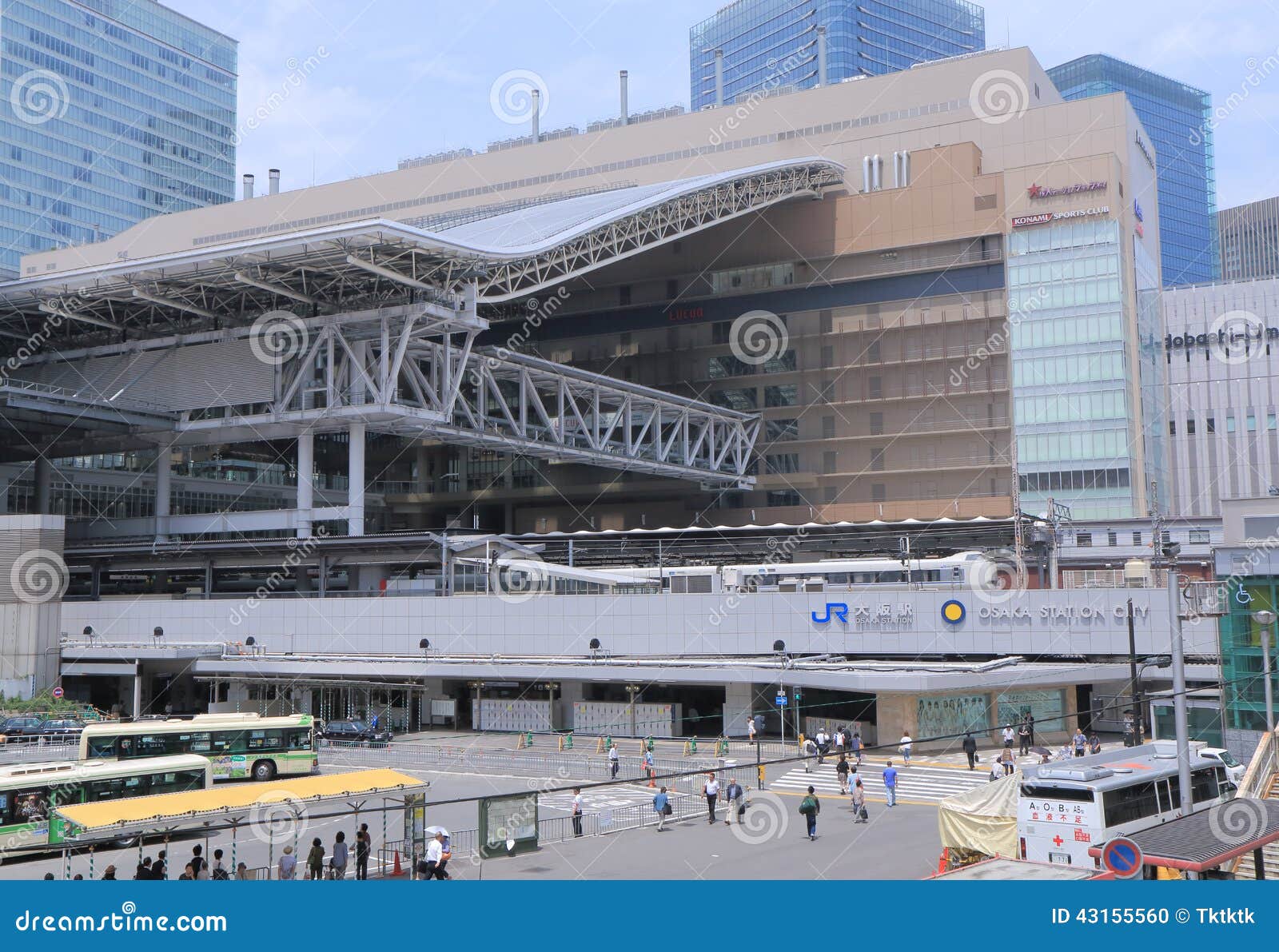 JR Osaka Station Bus Terminal Japan Editorial Image - Image: 43155560