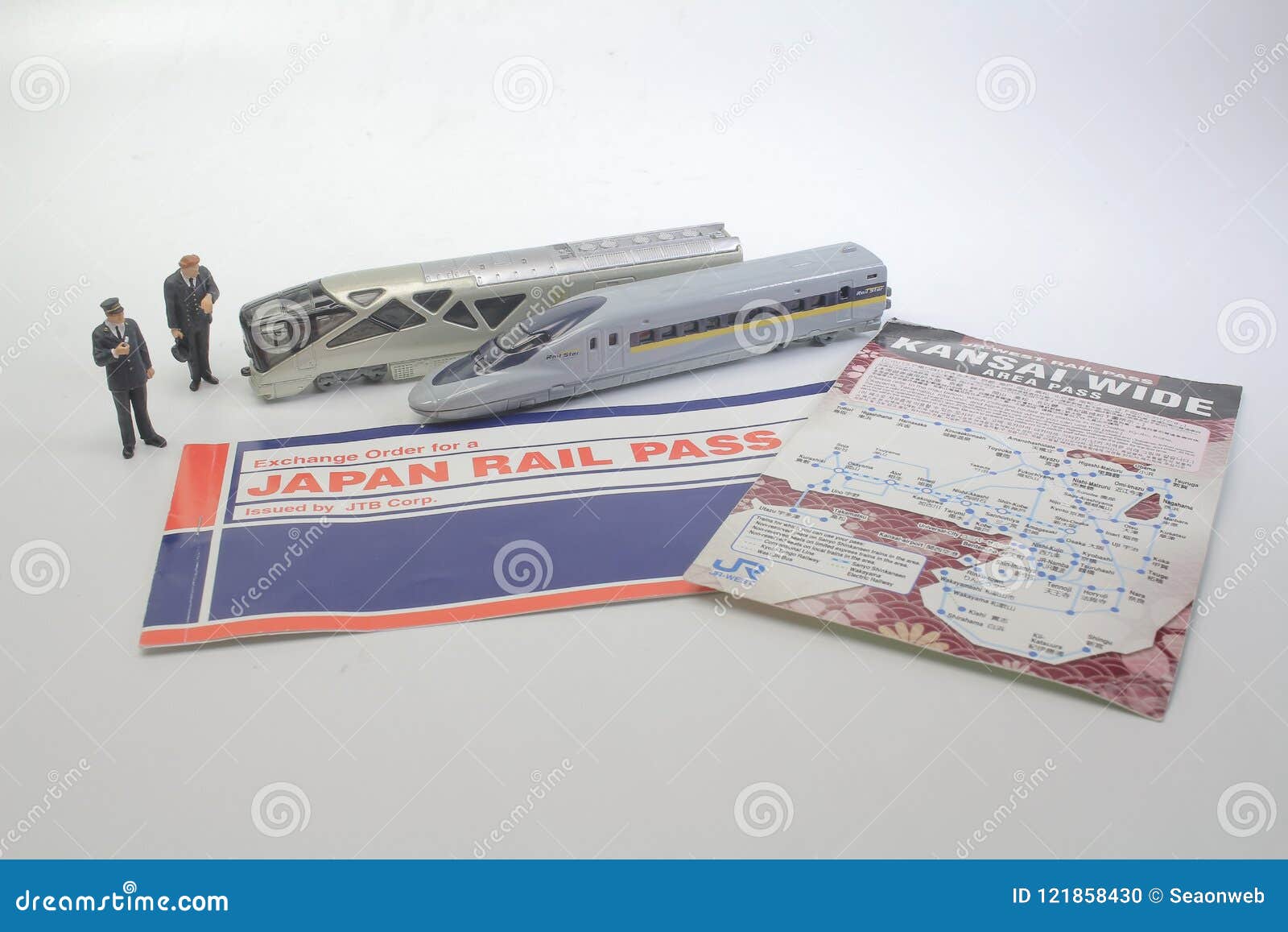 A JR Ticket Japan Rail Pass with Figure Editorial Image - Image of ...