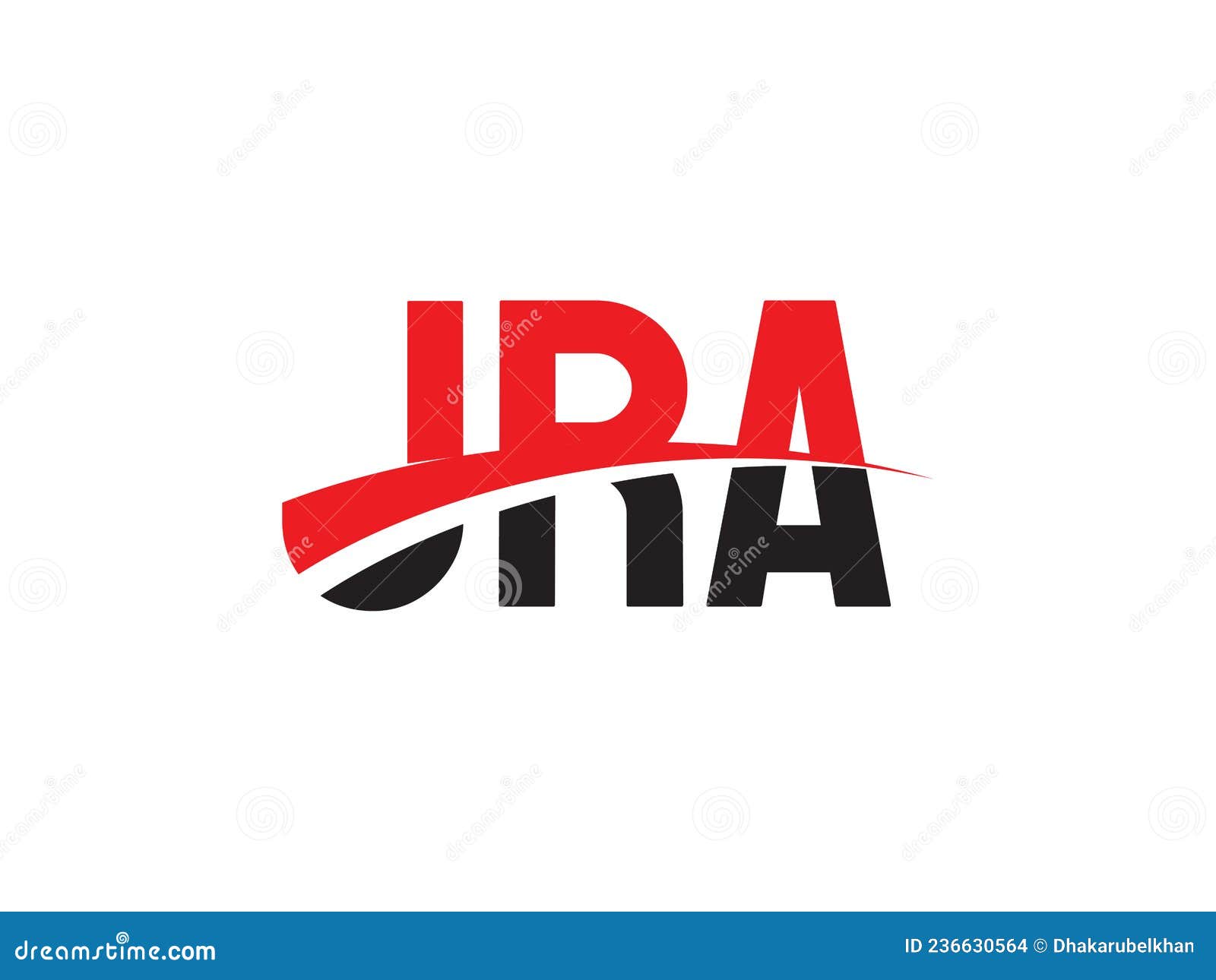 JRA Letter Initial Logo Design Vector Illustration Stock Vector ...