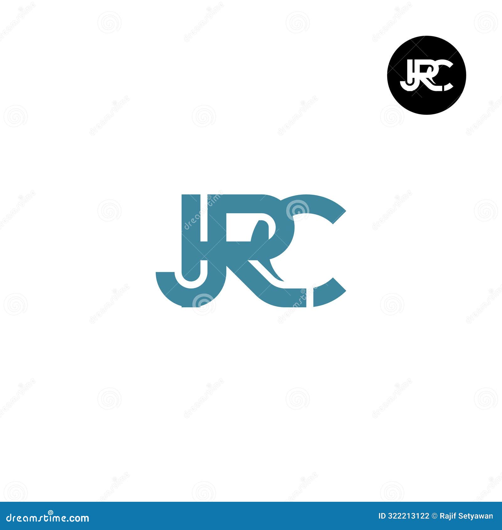 JRC Logo Letter Monogram Design Stock Vector - Illustration of brand ...