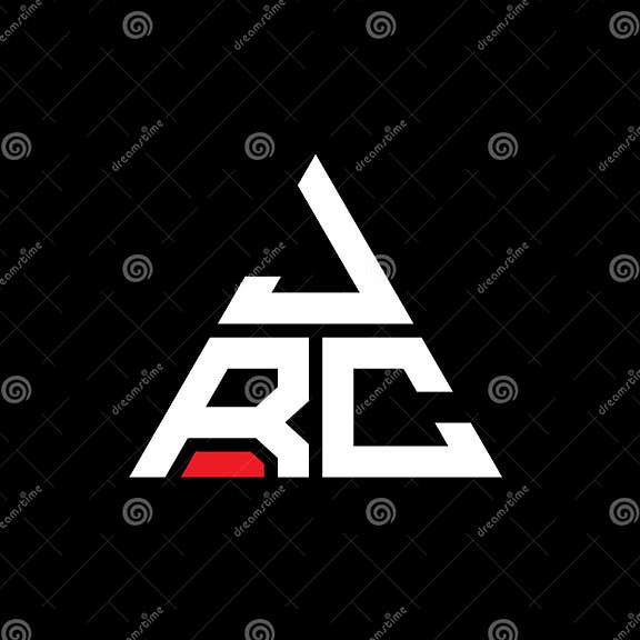 JRC Triangle Letter Logo Design with Triangle Shape. JRC Triangle Logo ...