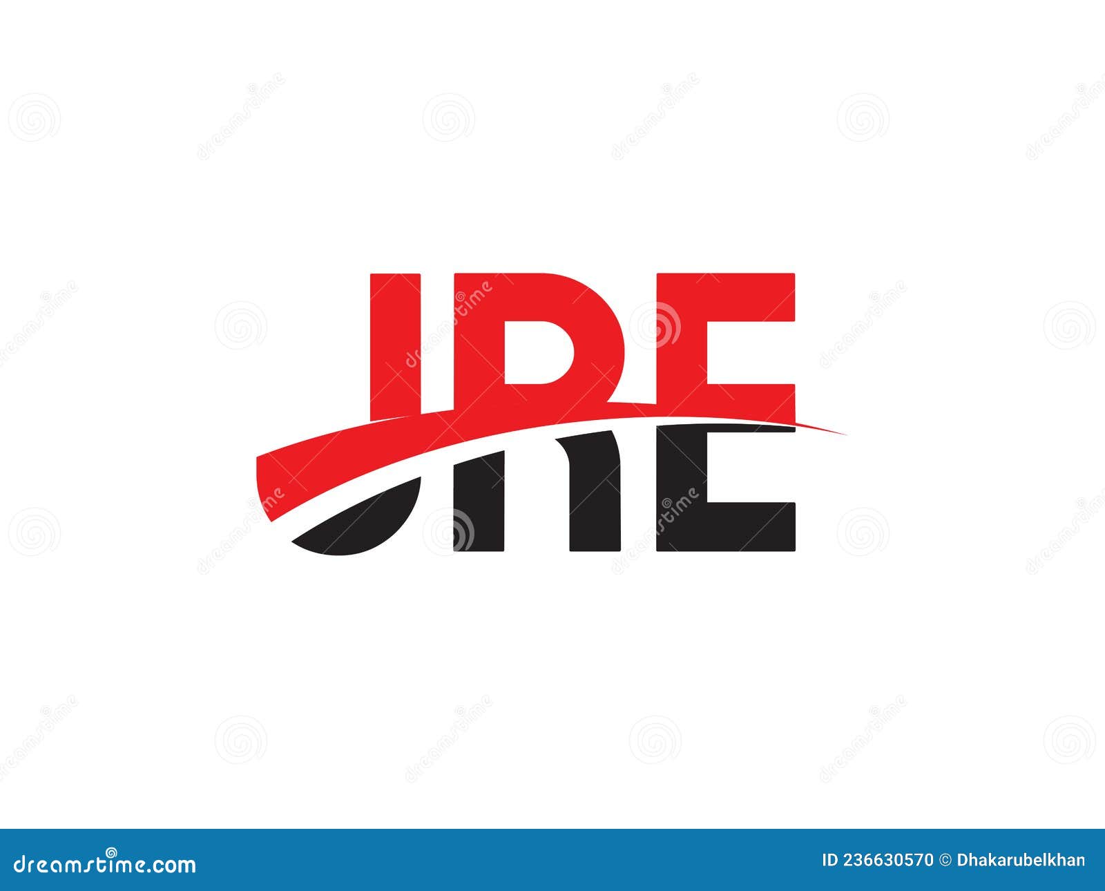 JRE Letter Initial Logo Design Vector Illustration Stock Vector ...