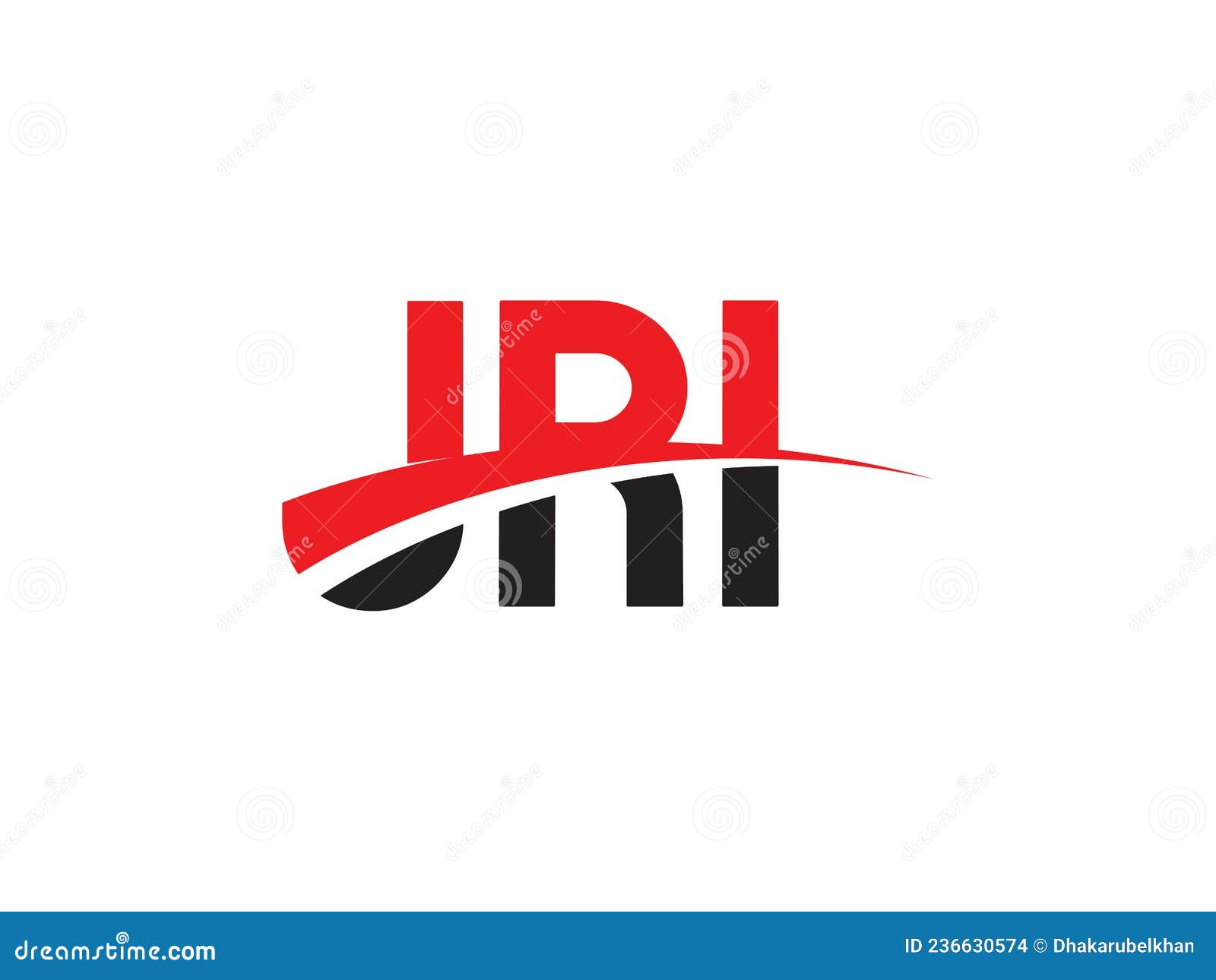 JRI Letter Initial Logo Design Vector Illustration Stock Vector ...
