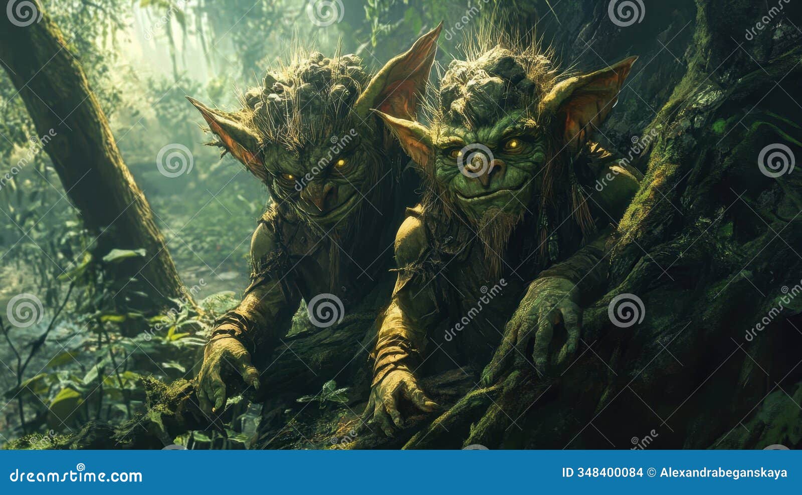 JRR Tolkien Day Enchanted Forest Goblins: Mystical Creatures in Lush ...