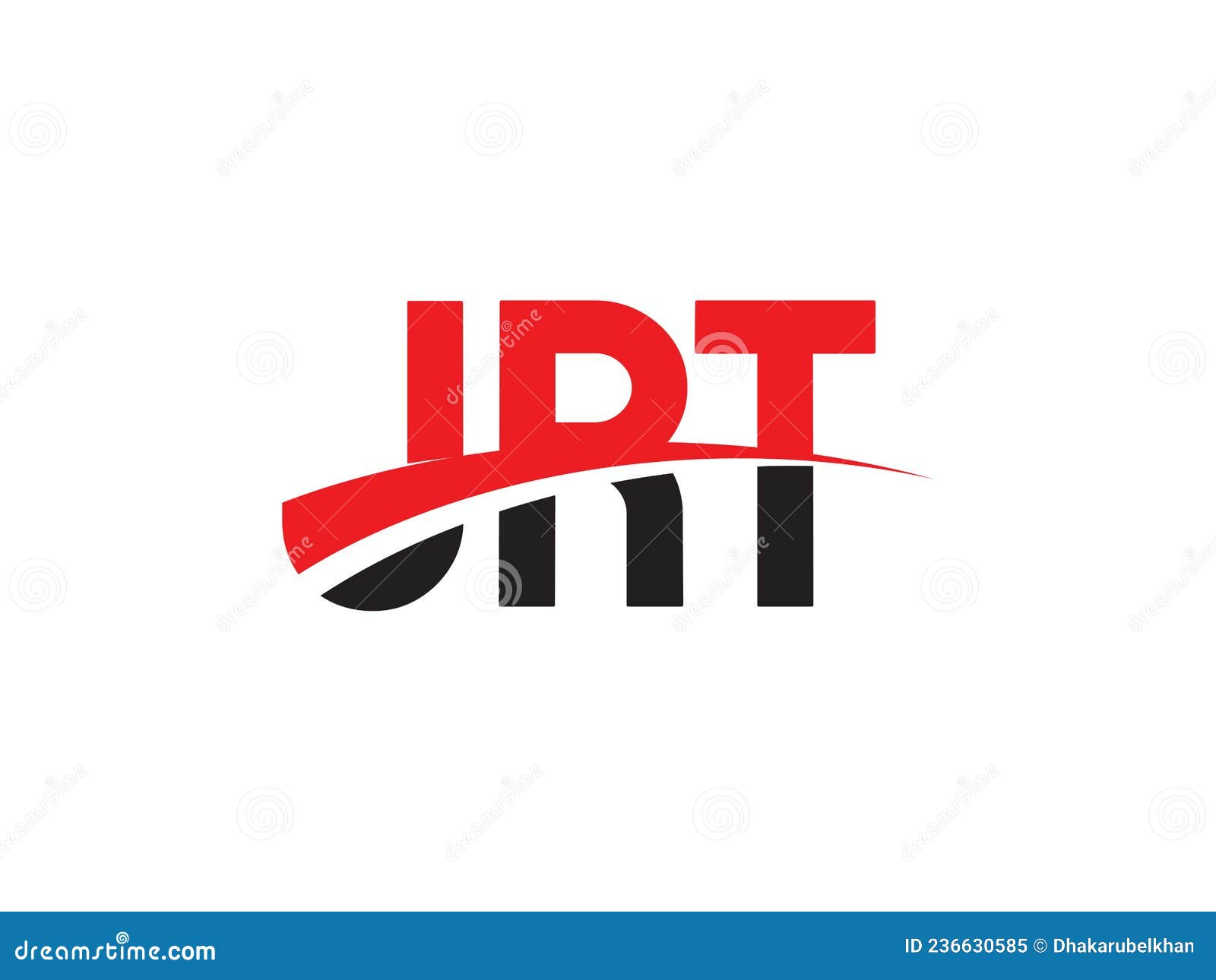 JRT Letter Initial Logo Design Vector Illustration Stock Vector ...