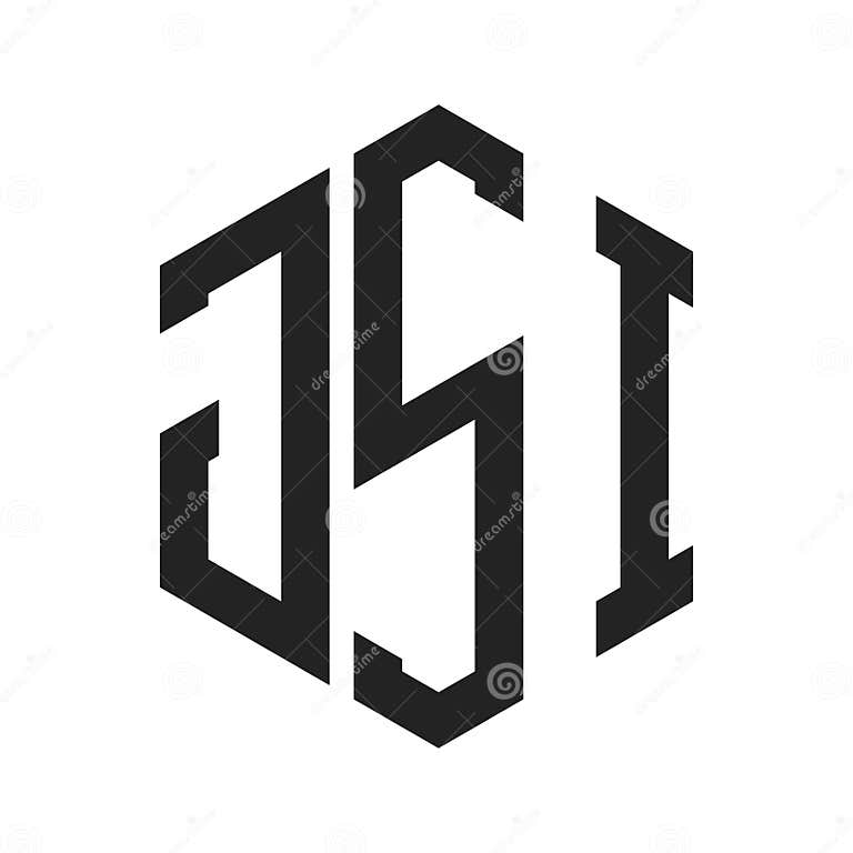 JSI Logo Design. Initial Letter JSI Monogram Logo Using Hexagon Shape ...