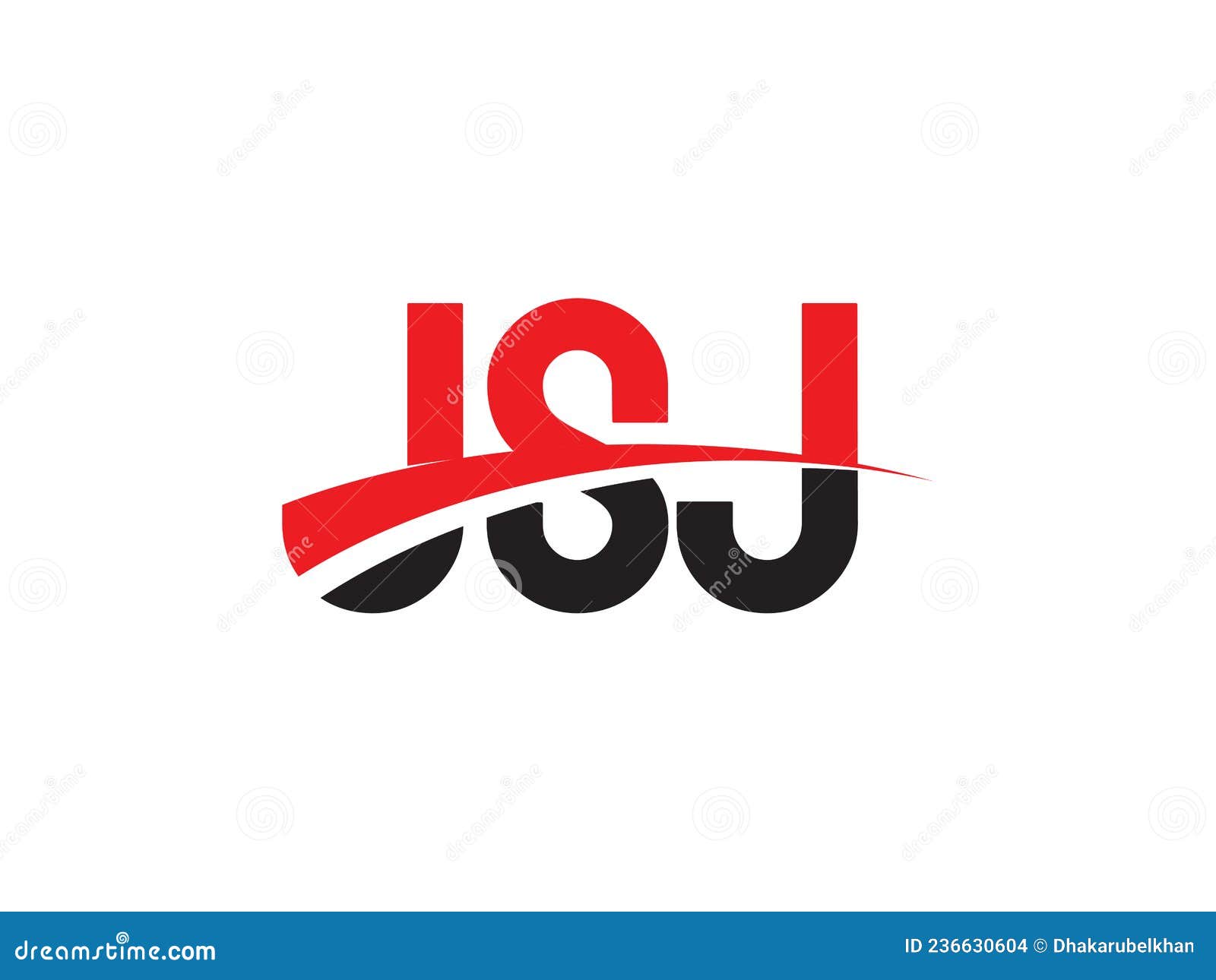 JSJ Letter Initial Logo Design Vector Illustration Stock Vector ...