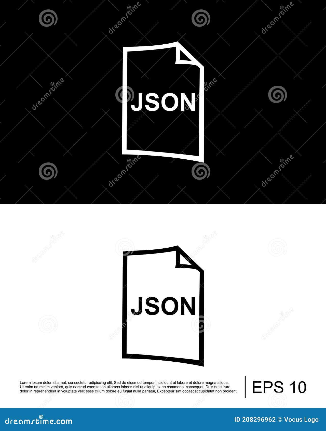 Json File Format Outline Icon Vector Illustration | CartoonDealer.com ... Json File Format Outline Icon Vector Illustration | CartoonDealer.com ...