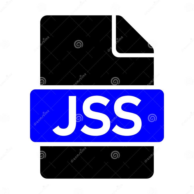 JSS File Format Icon stock vector. Illustration of document - 274593380