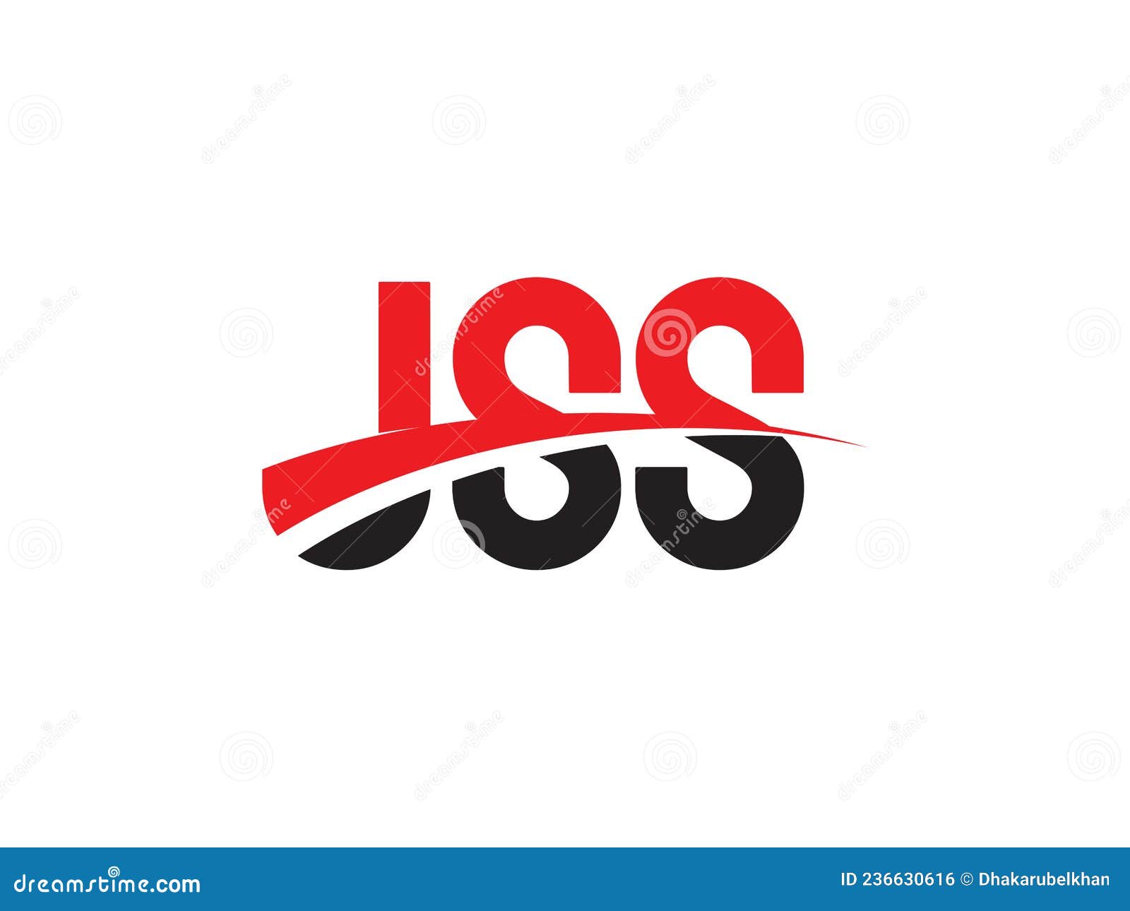 JSS Letter Initial Logo Design Vector Illustration Stock Vector ...