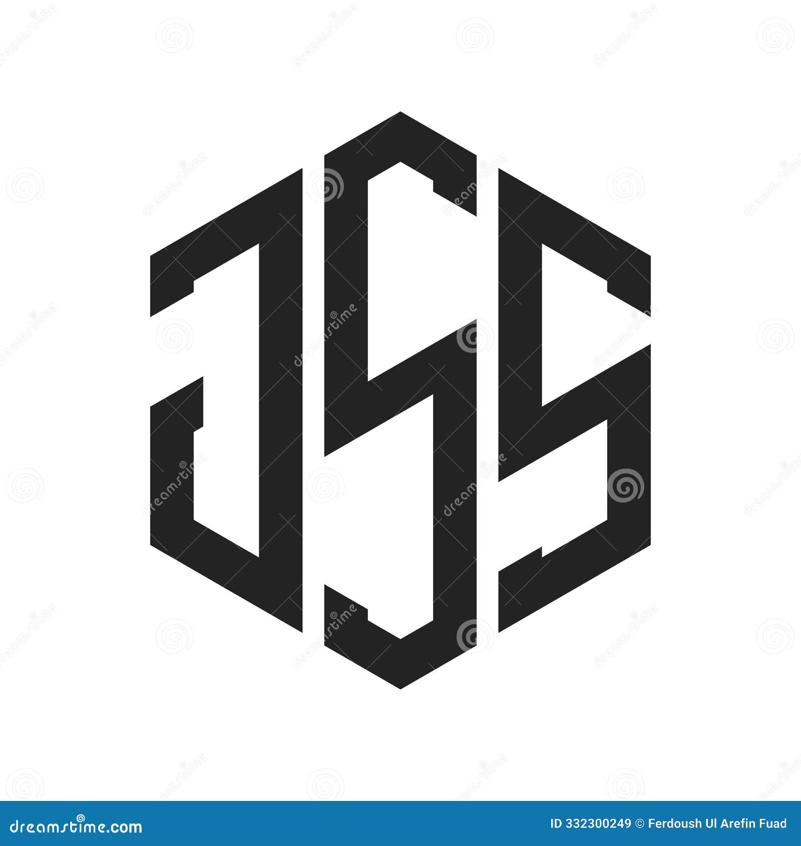 JSS Logo Design. Initial Letter JSS Monogram Logo Using Hexagon Shape ...