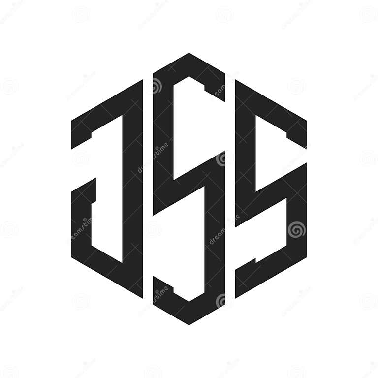 JSS Logo Design. Initial Letter JSS Monogram Logo Using Hexagon Shape ...