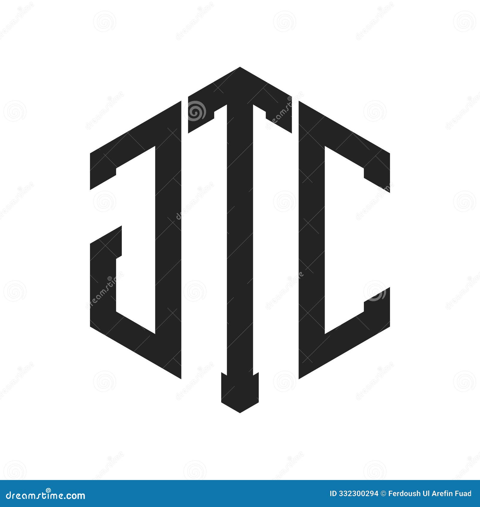JTC Logo Design. Initial Letter JTC Monogram Logo Using Hexagon Shape ...