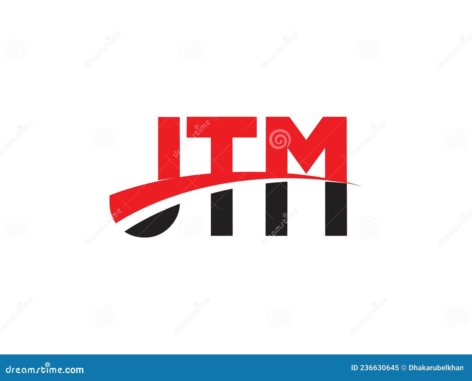 JTM Letter Initial Logo Design Vector Illustration Stock Vector ...