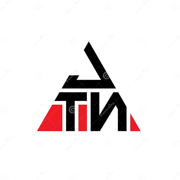 JTN Triangle Letter Logo Design with Triangle Shape. JTN Triangle Logo ...