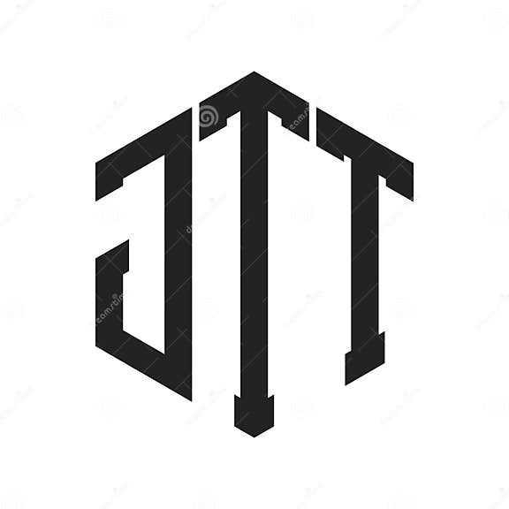 JTT Logo Design. Initial Letter JTT Monogram Logo Using Hexagon Shape ...