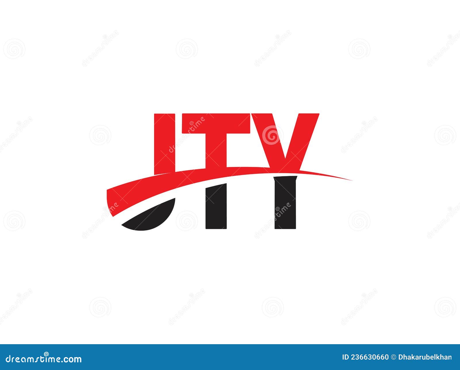 JTY Letter Initial Logo Design Vector Illustration Stock Vector ...