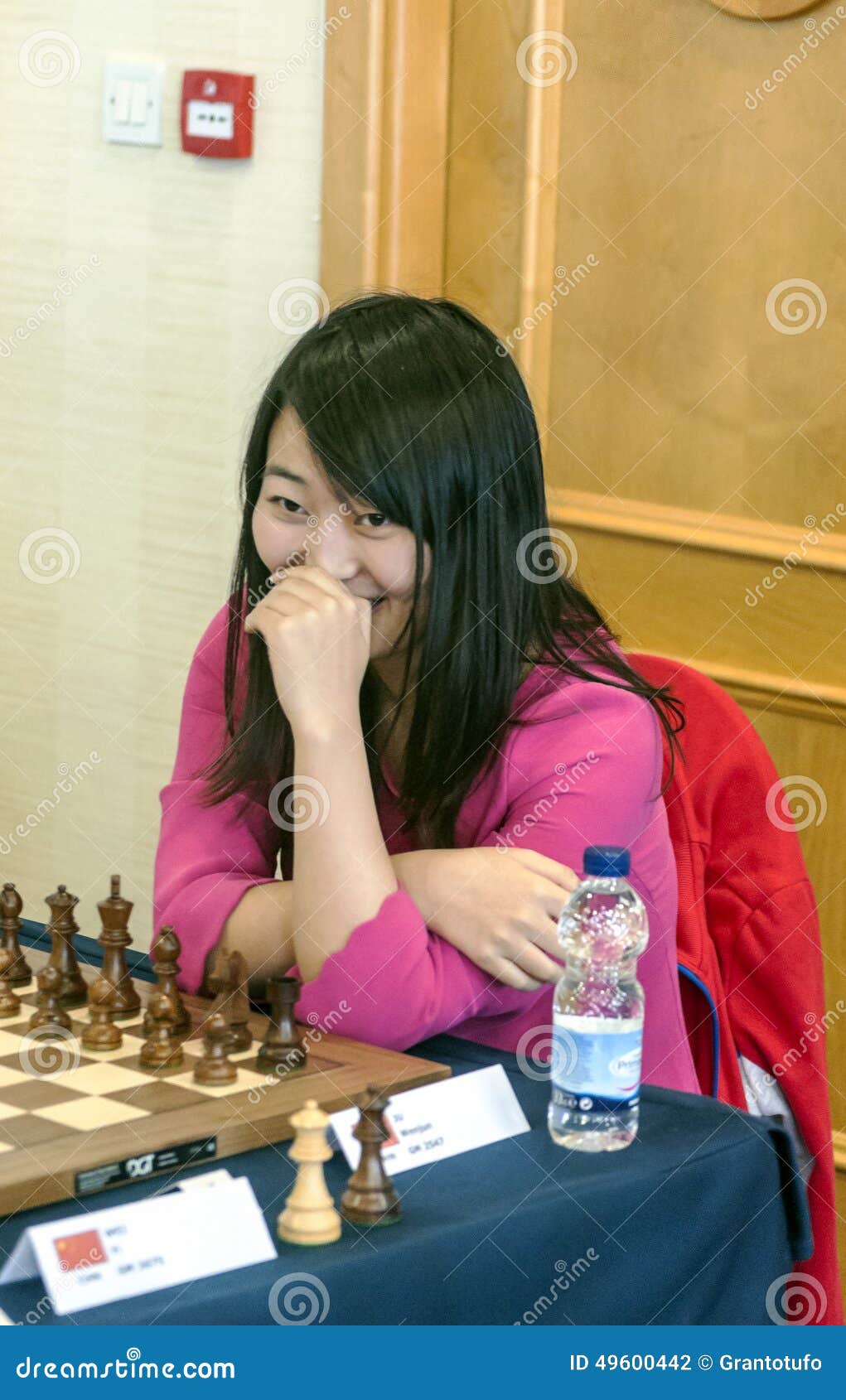 Ju Wenjun photographie éditorial. Image du échecs, échiquier - 49600442