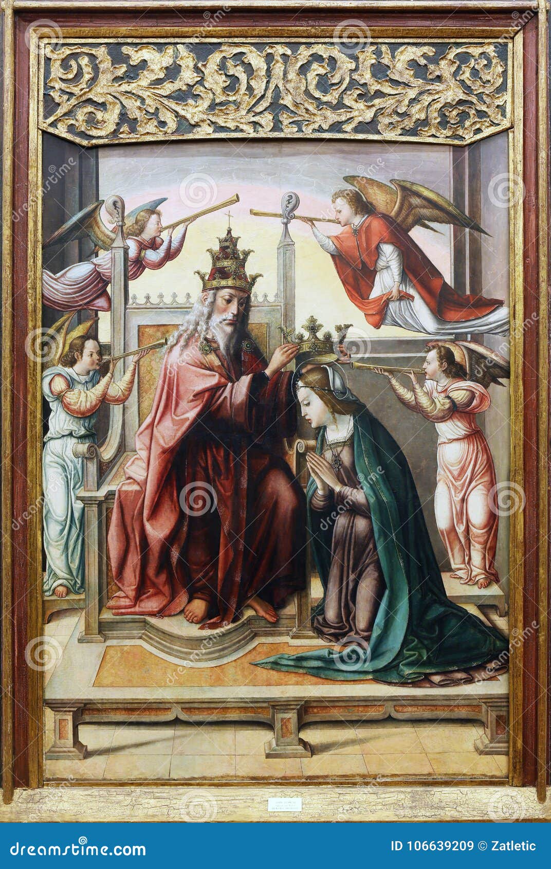 Juan Soreda : Couronnement De La Vierge Image stock éditorial - Image ...