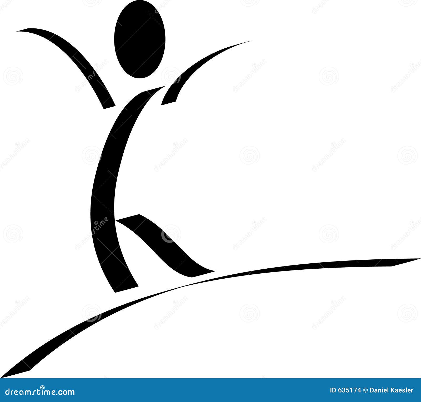 Jubilating stock illustration. Illustration of stickman - 635174