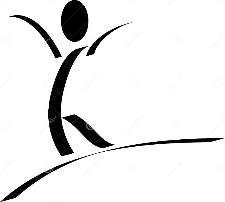 Jubilating stock illustration. Illustration of stickman - 635174