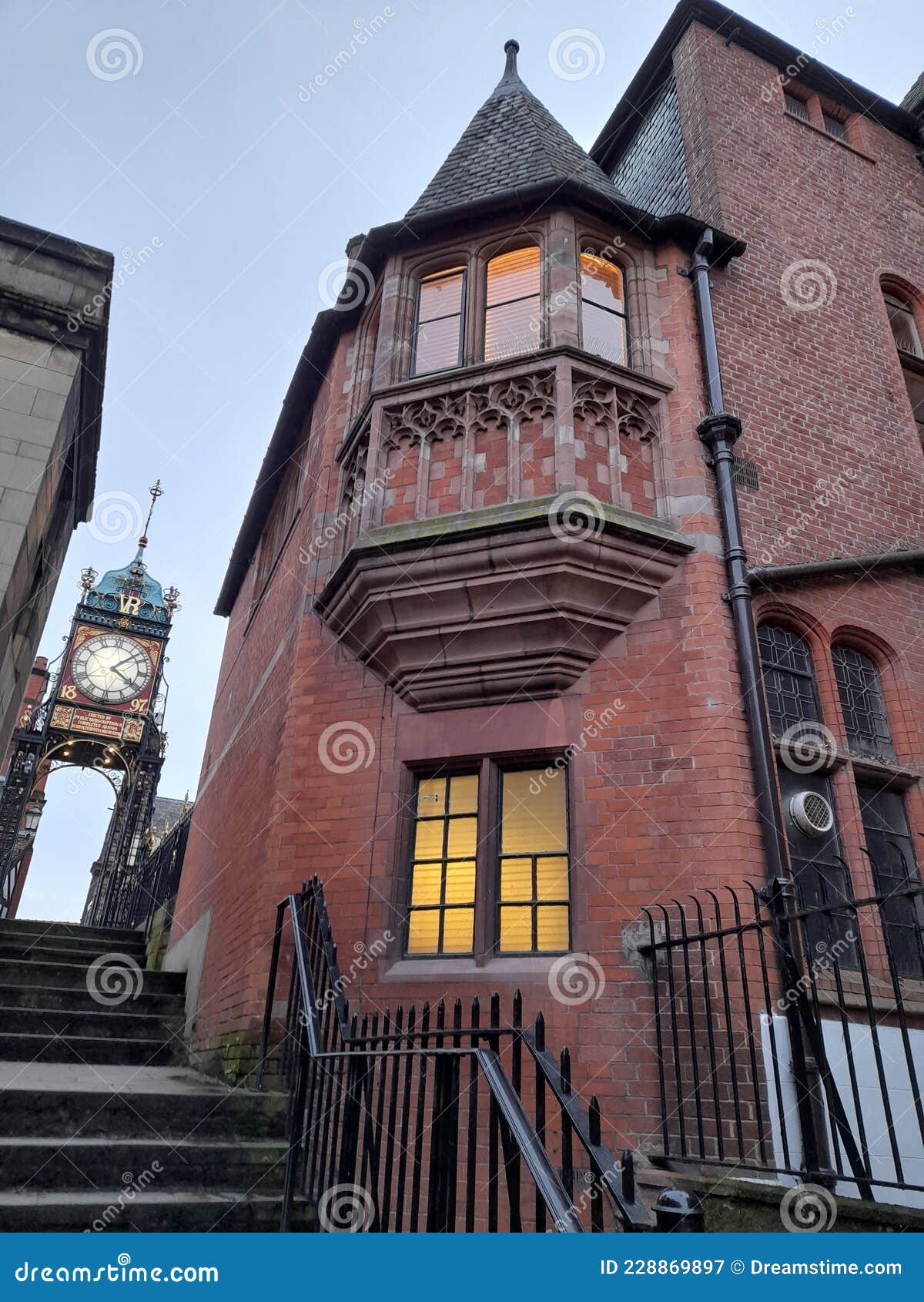 Jubilee clock stairs editorial photography. Image of facade - 228869897