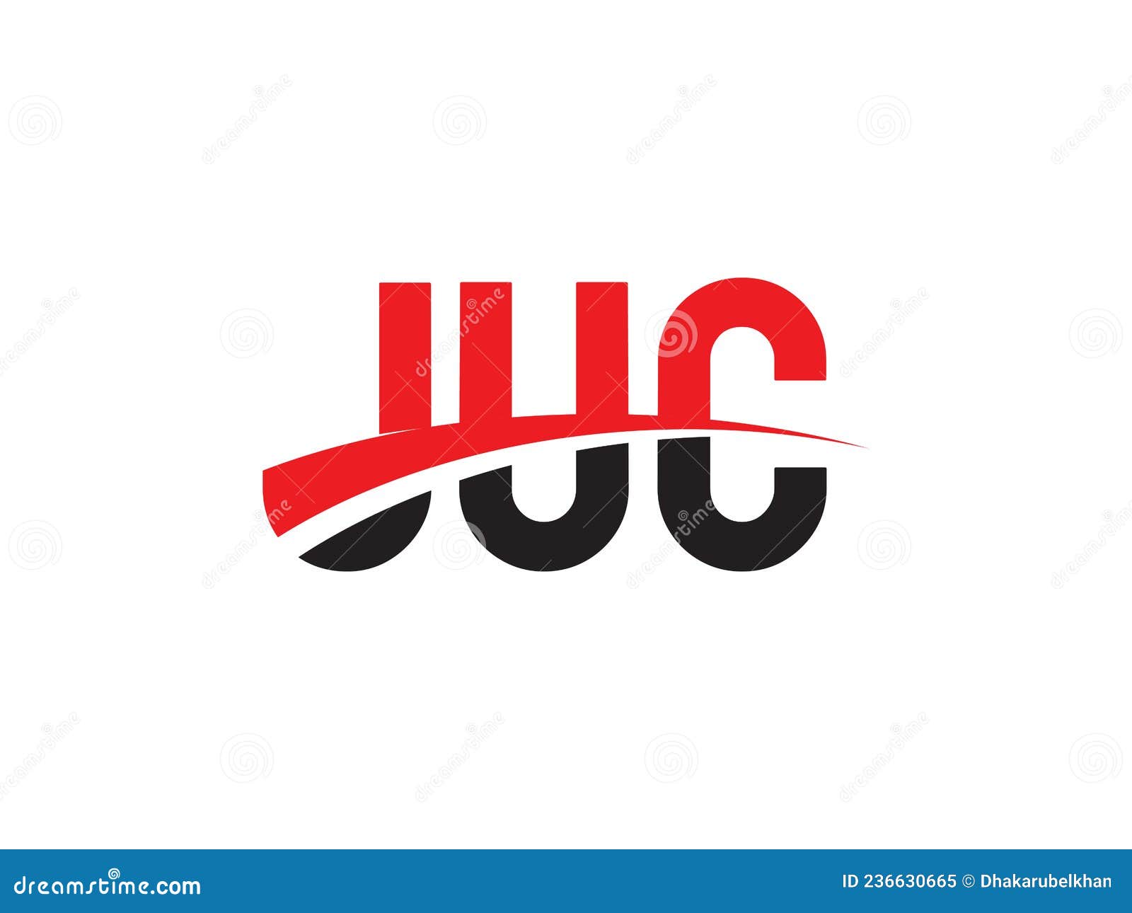 JUC Letter Initial Logo Design Vector Illustration Stock Vector ...