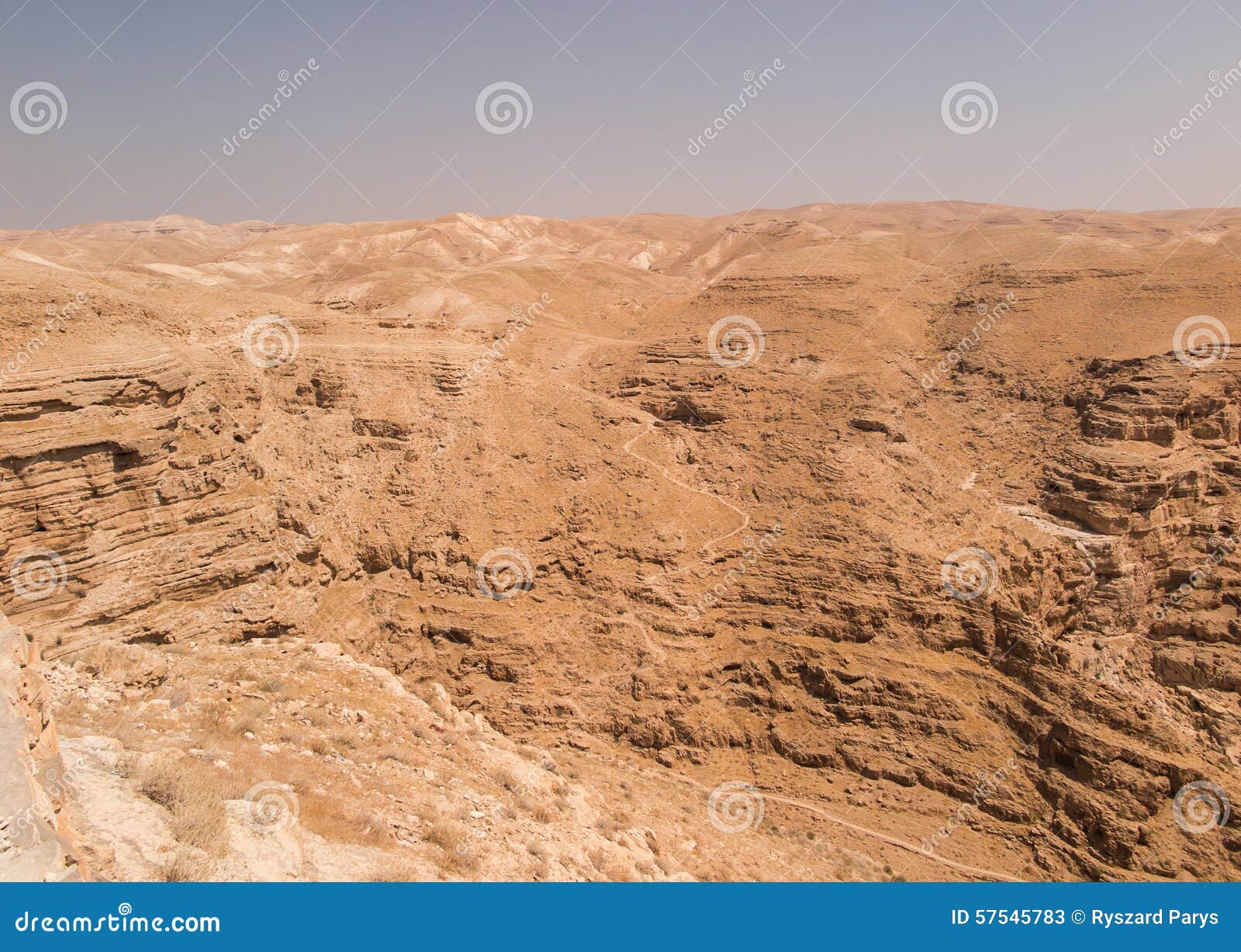 Judaean Desert - the Holy Land Stock Image - Image of east, ravine ...
