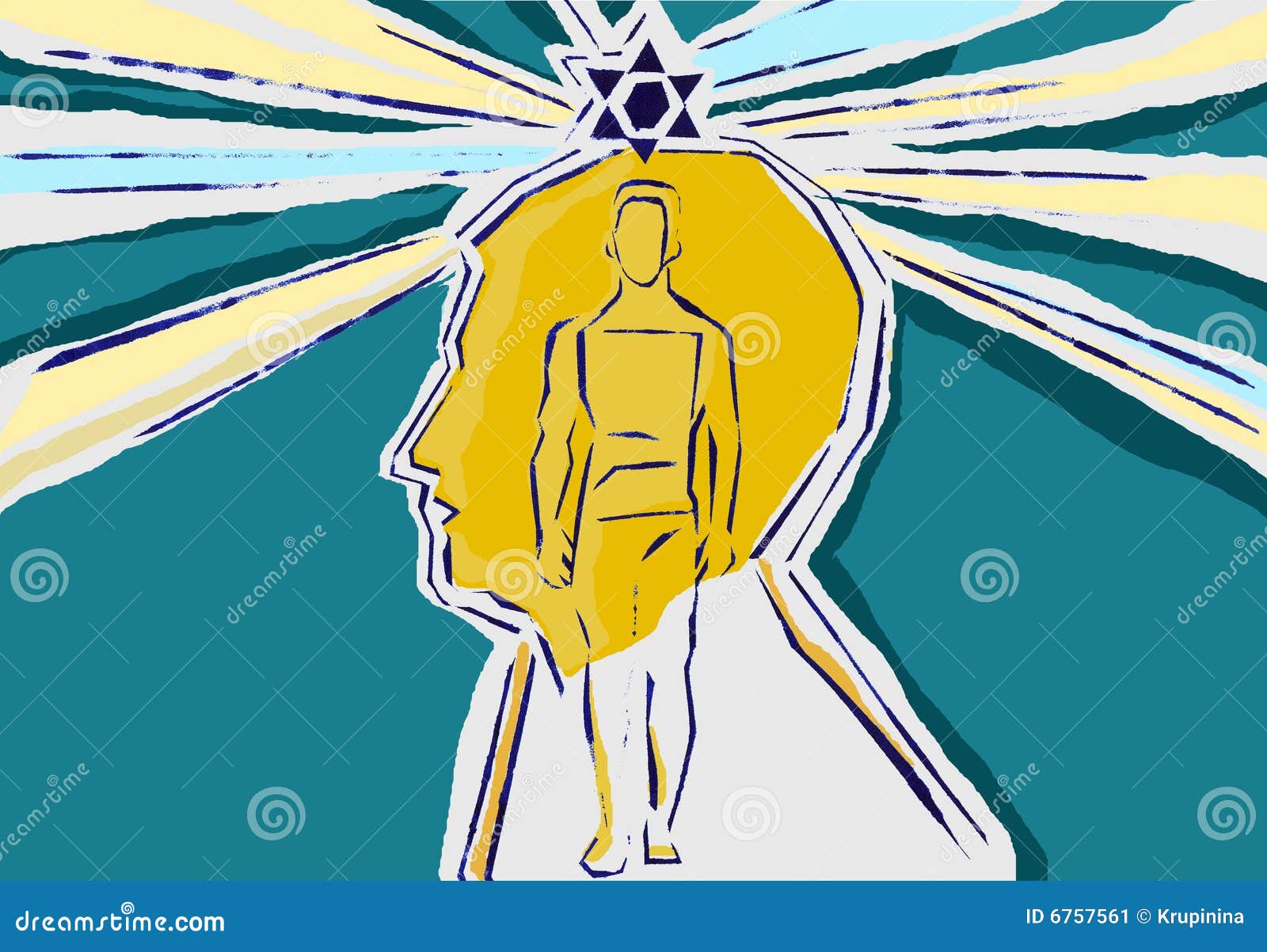Judaism stock illustration. Illustration of david, israel - 6757561