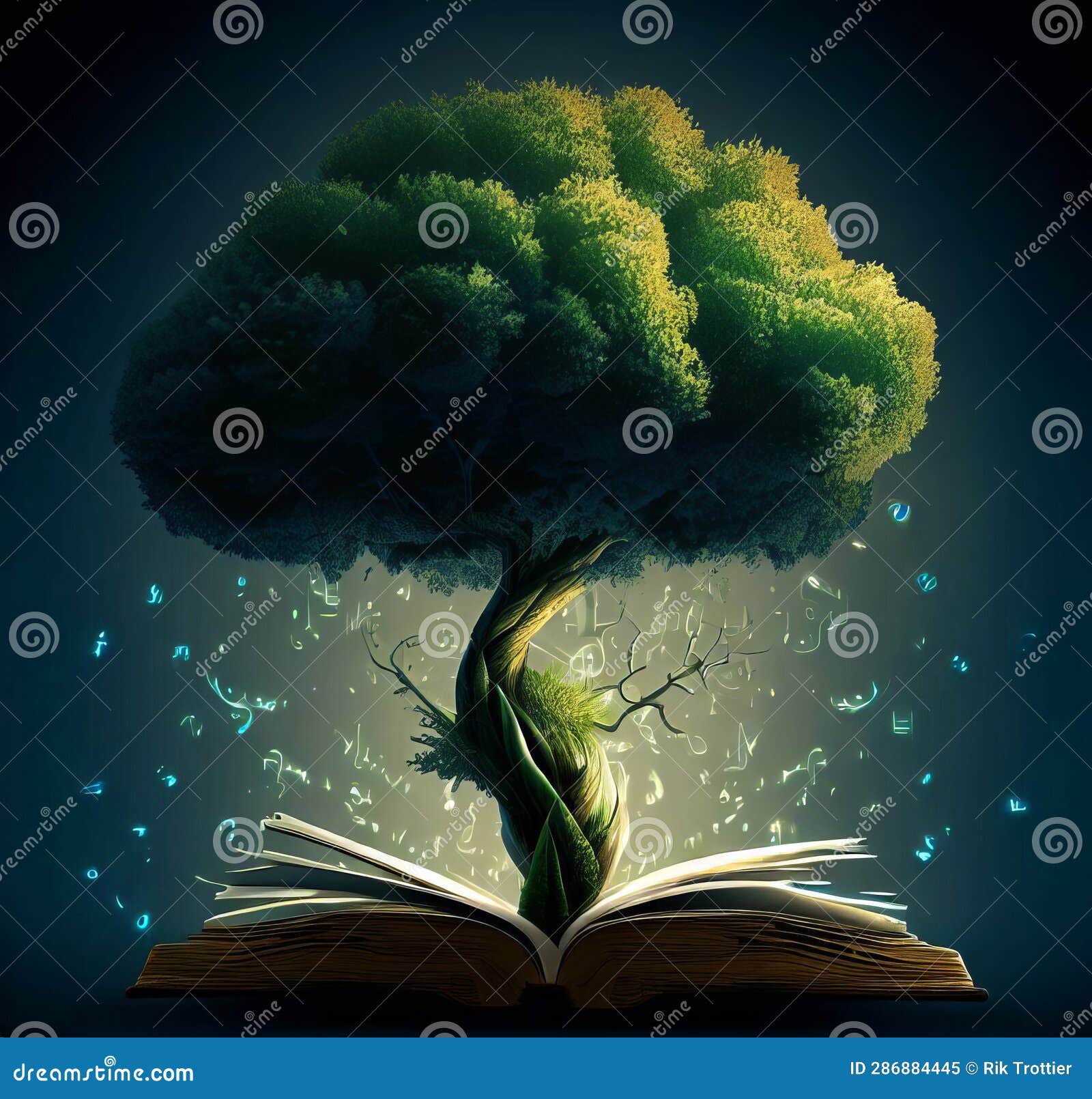 Tree of Knowlegde stock illustration. Illustration of story - 286884445