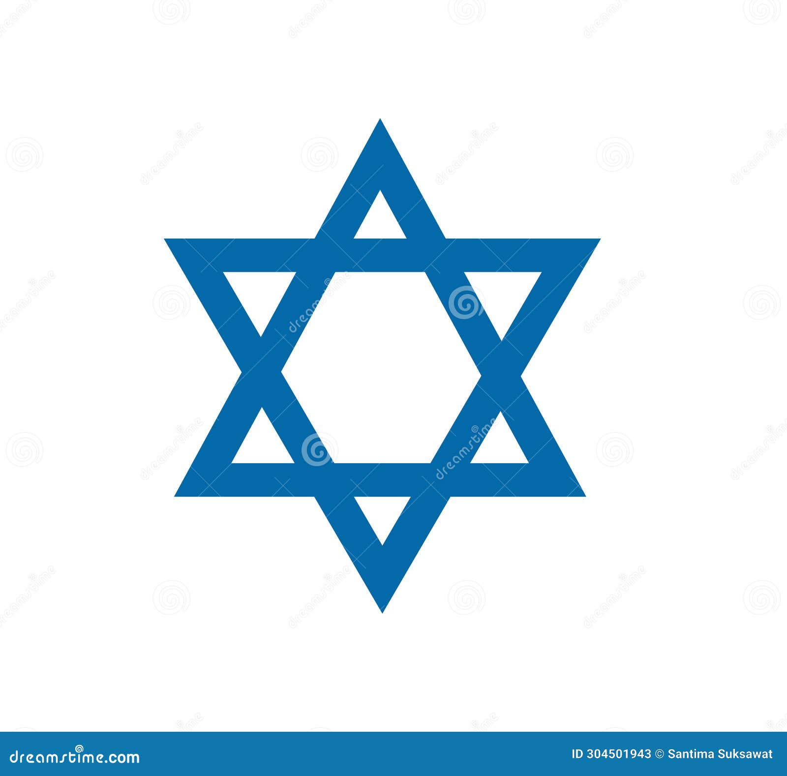 Judaism Symbol Icon Vector Illustration Stock Vector - Illustration of ...