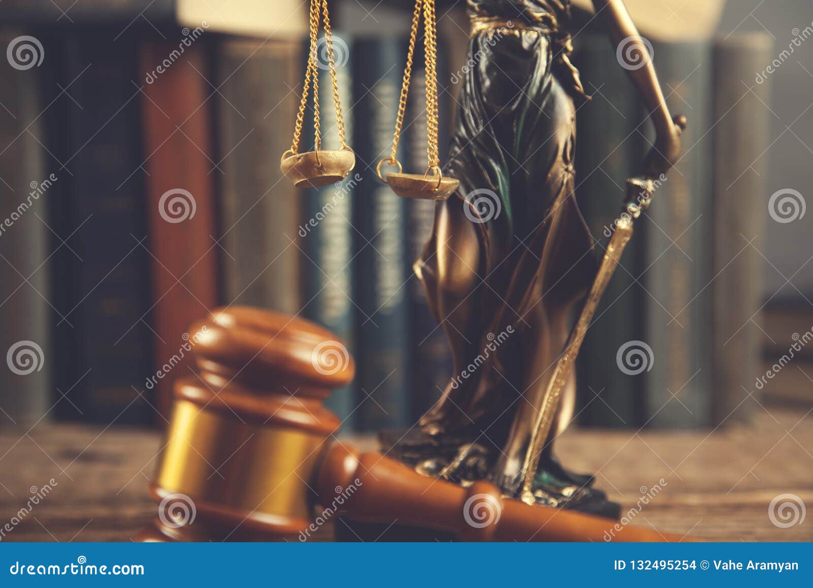 Judge with Book and Lady Justic Stock Photo - Image of court, justice ...
